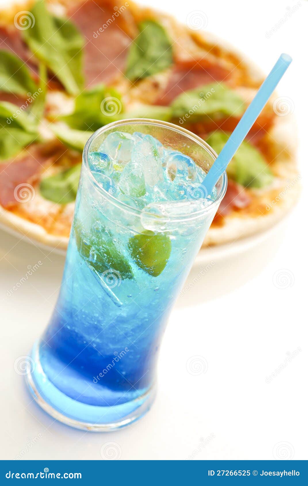 Blue Soda stock image. Image of liquor, mineral, freshness - 27266525