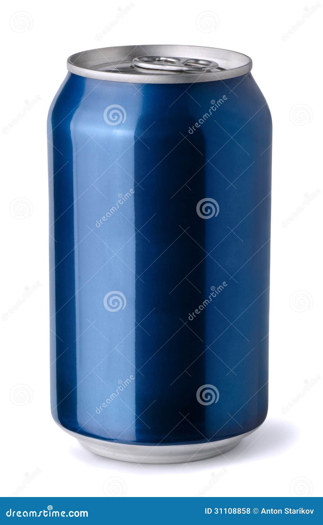 Blue soda can stock photo. Image of cola, packaging, nonalcoholic ...