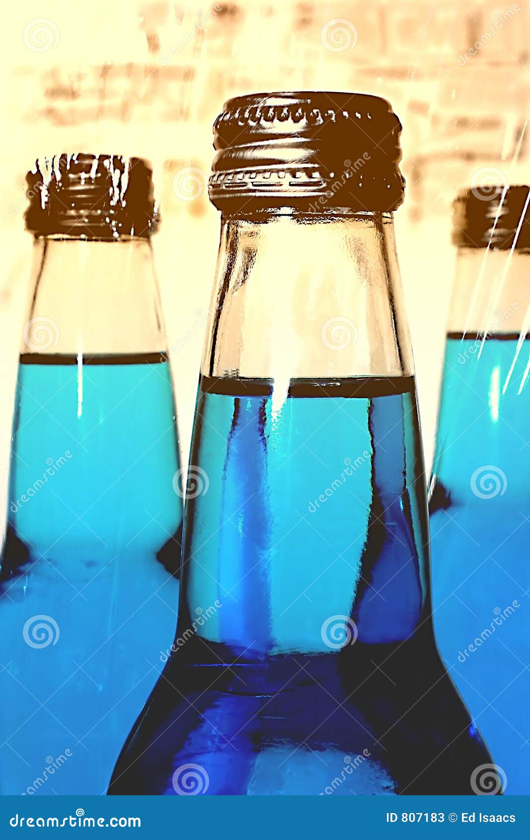 Blue Soda Pop stock image. Image of abstract, glass, water - 807183