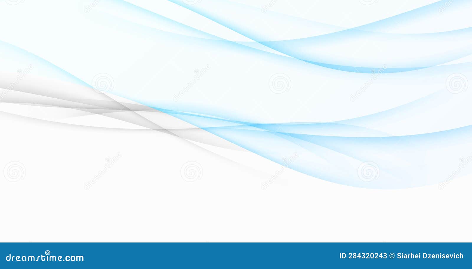 Blue Soft Blue Lines Background with Elegant Grey Swoosh Lines Border ...