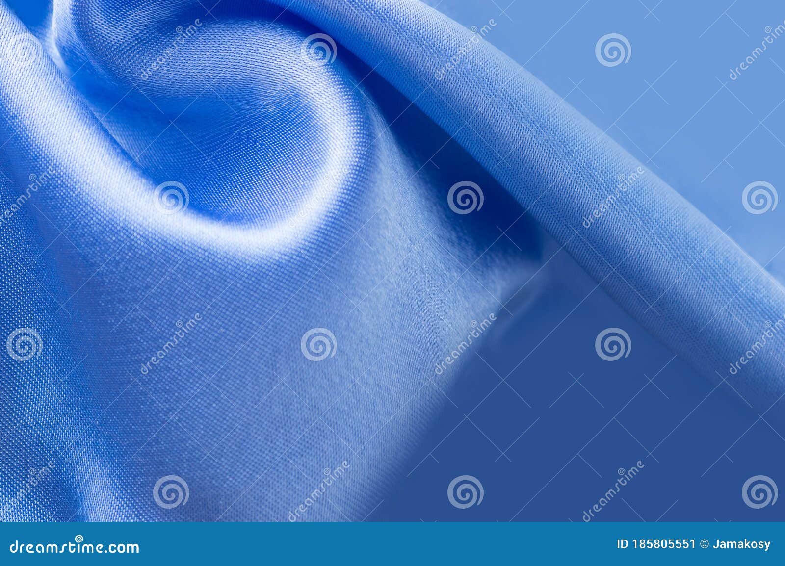 Blue Soft Satin Material Texture Background Wallpaper Stock Image ...