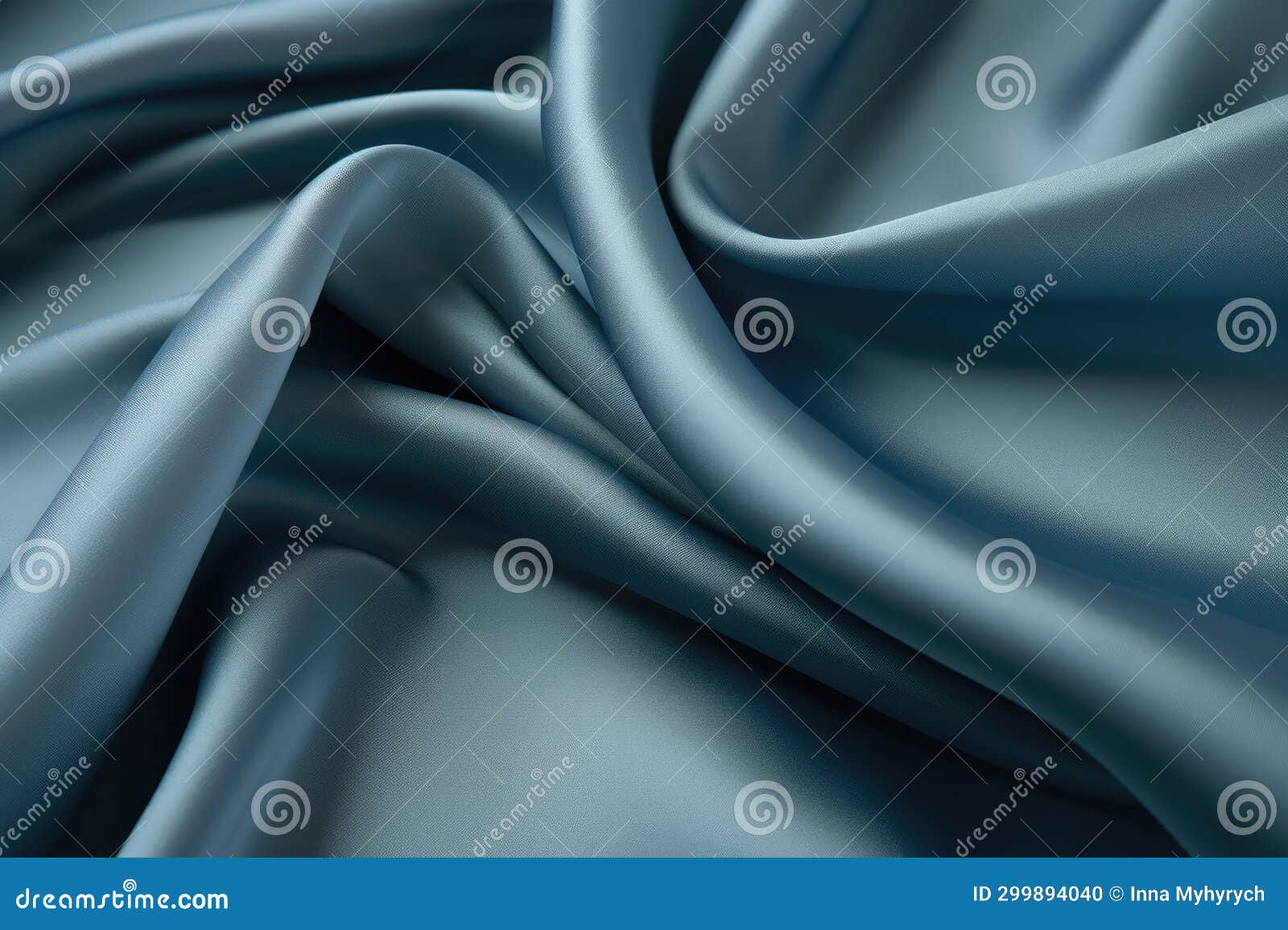 Blue soft silk fabric stock photo. Image of background - 299894040