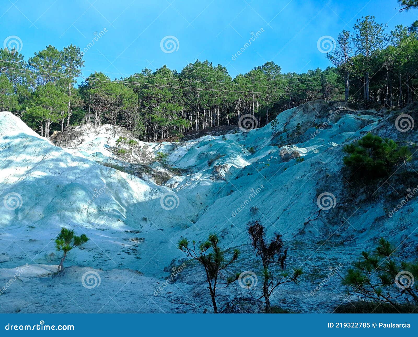 Blue Soil in Sagada stock image. Image of rock, ridge - 219322785