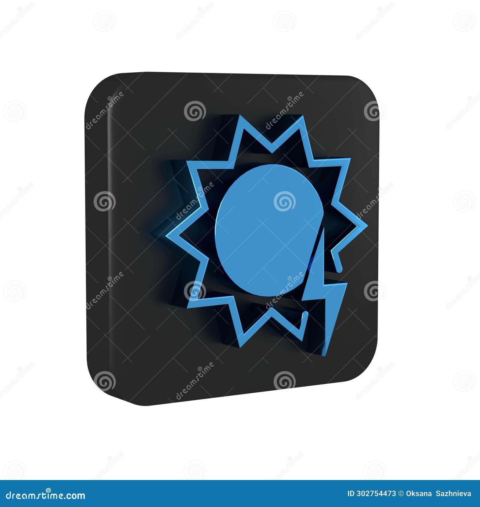Blue Solar Energy Panel Icon Isolated on Transparent Background. Sun ...