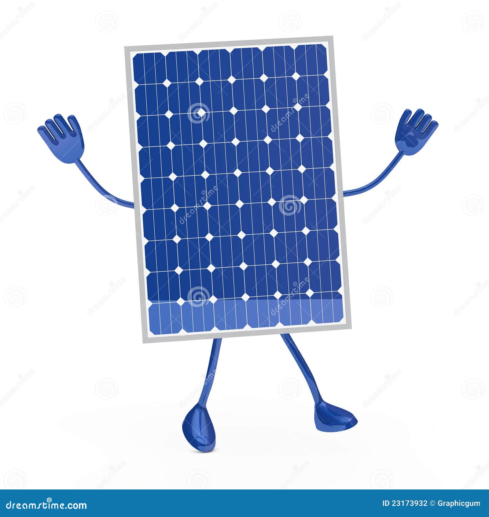 Blue Solar Panels Or Pv For Electricity Generation Modern Alternative ...