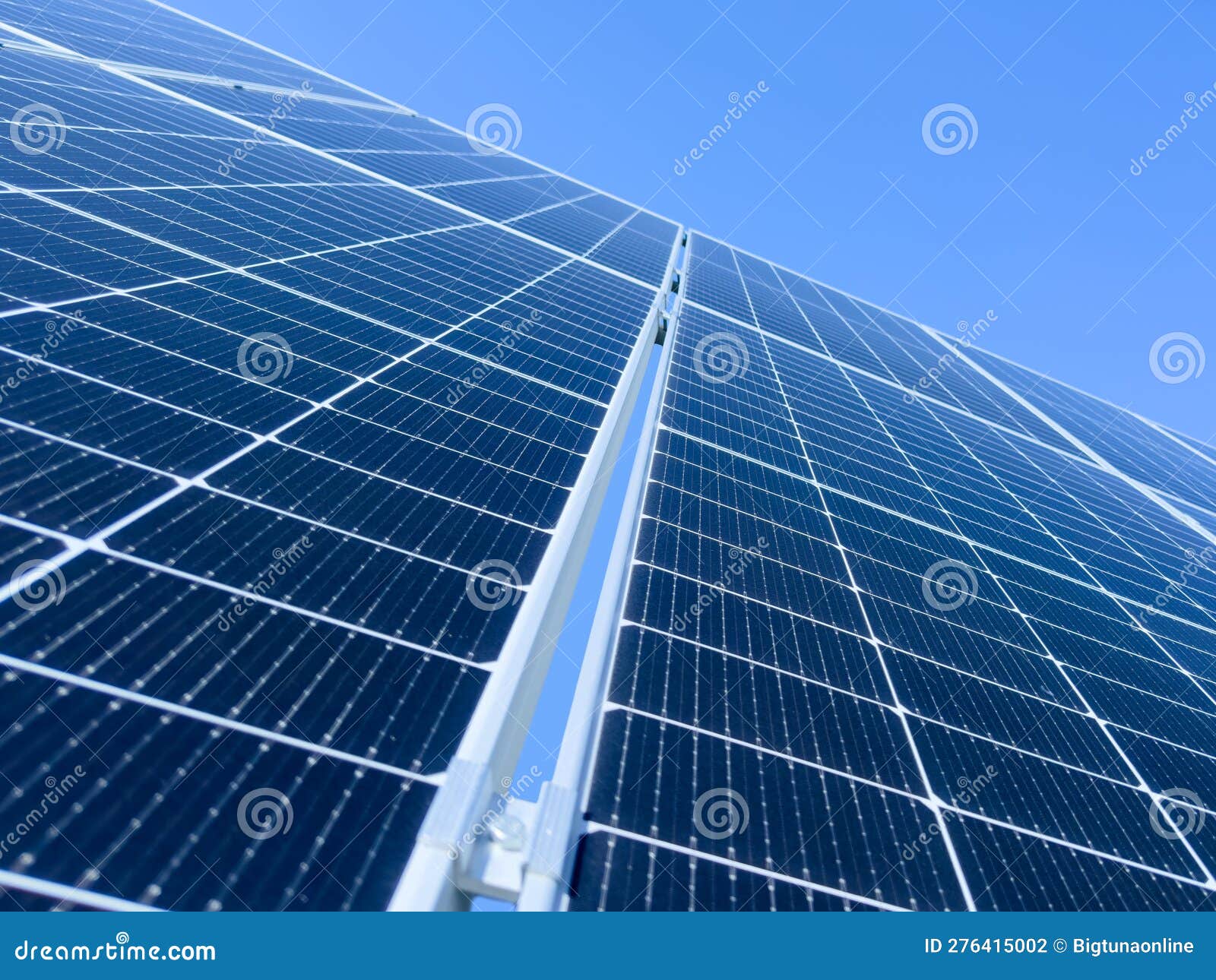 Blue Solar Panel Background Texture. Solar Panels Pattern for ...