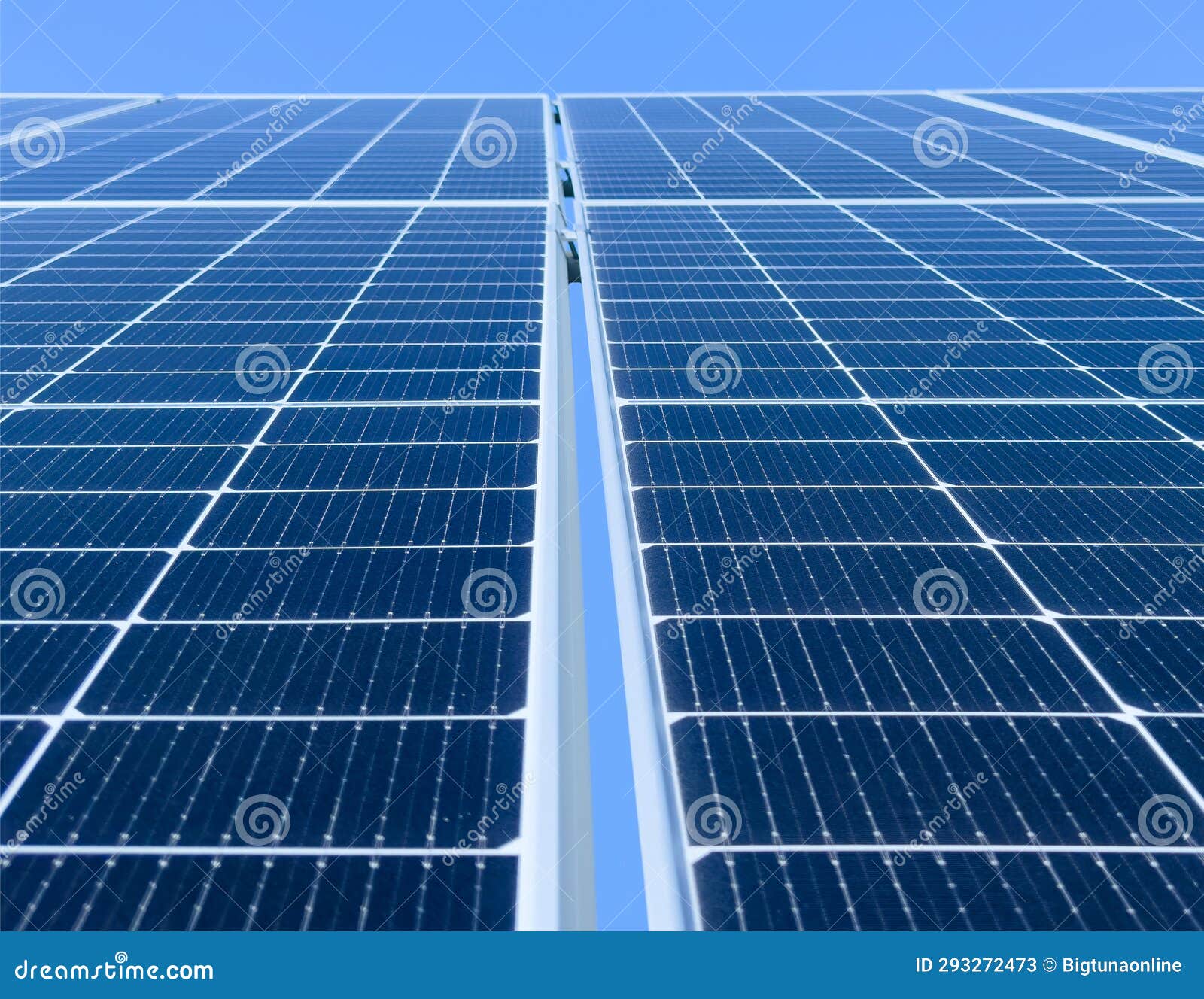 Blue Solar Panel Background Texture. Solar Panels Pattern for ...