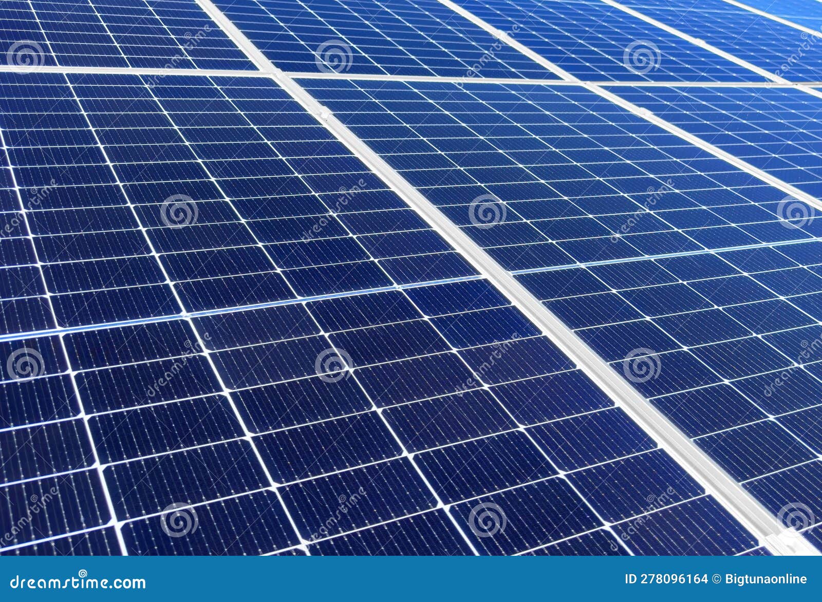Blue Solar Panel Background Texture. Solar Panels Pattern for ...