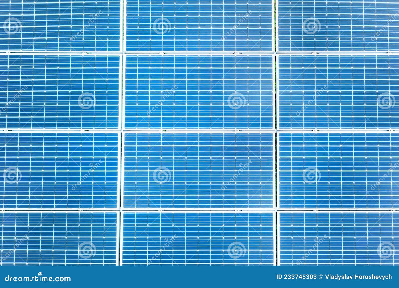 Blue Solar Panel Close Up for Background, Alternative Energy Source ...