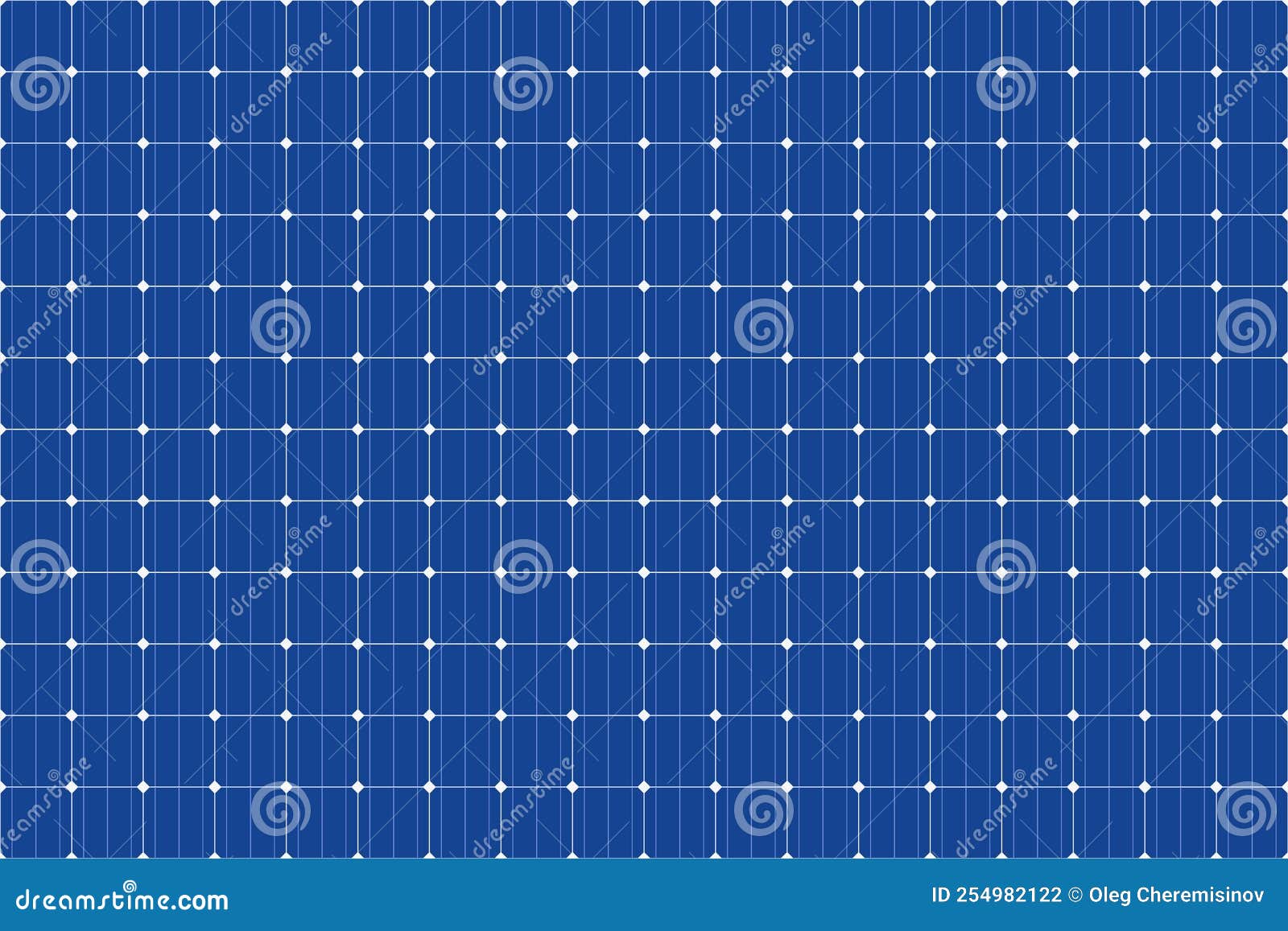Blue Solar Panel Seamless Texture, Abstract System Collector from Poly ...