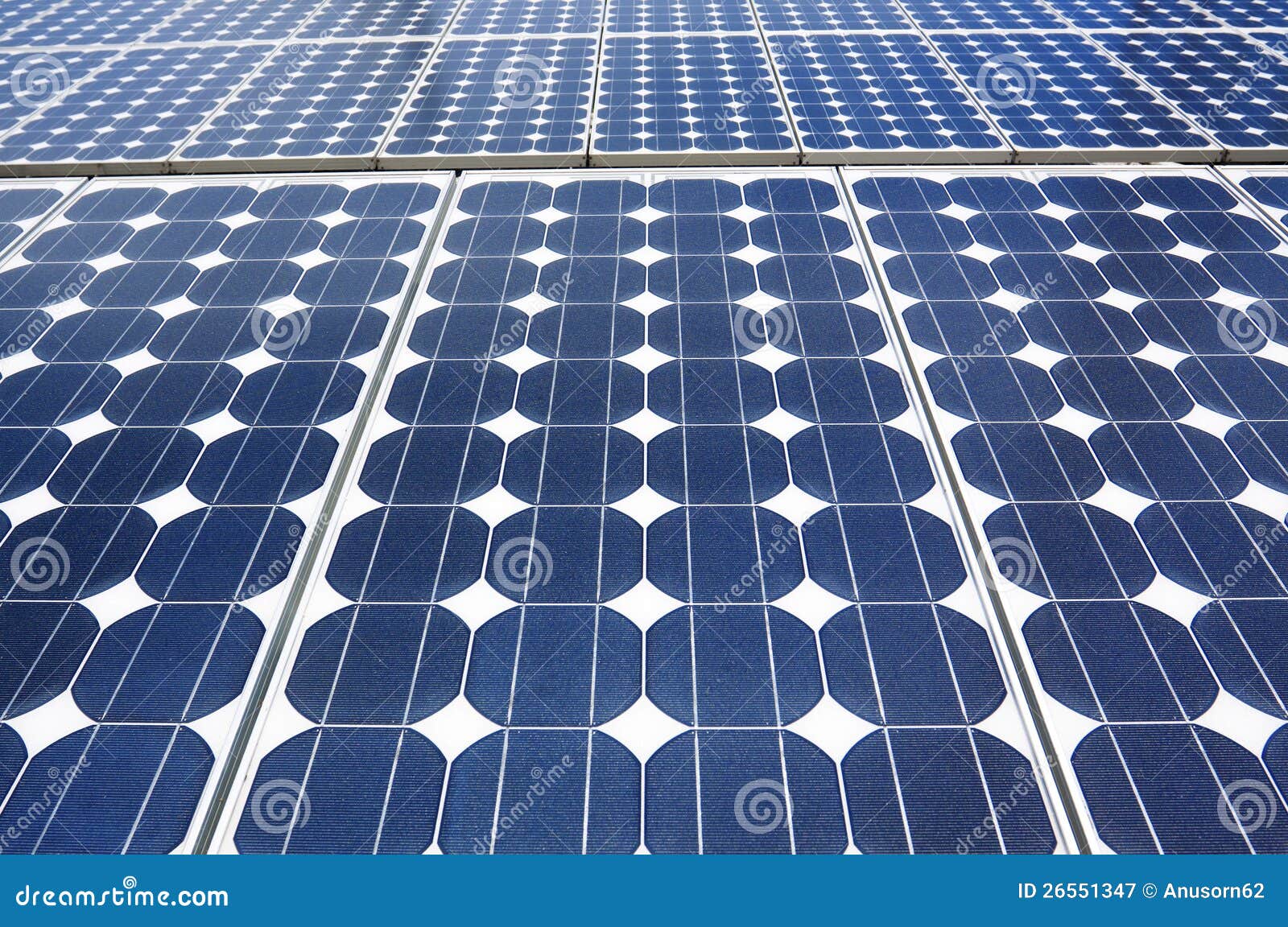Blue solar panels stock image. Image of economy, pattern - 26551347