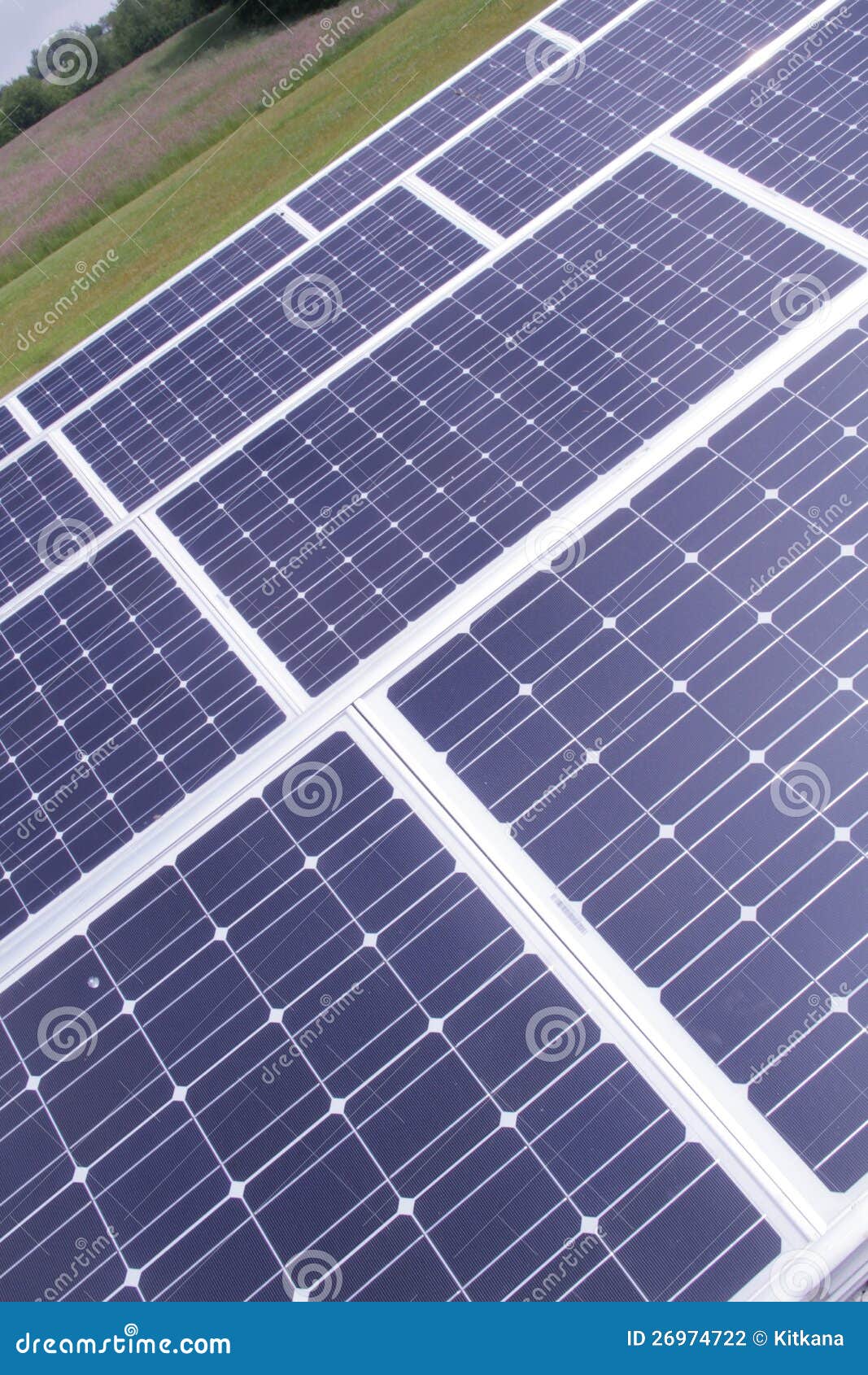 Blue solar panels stock photo. Image of power, green - 26974722