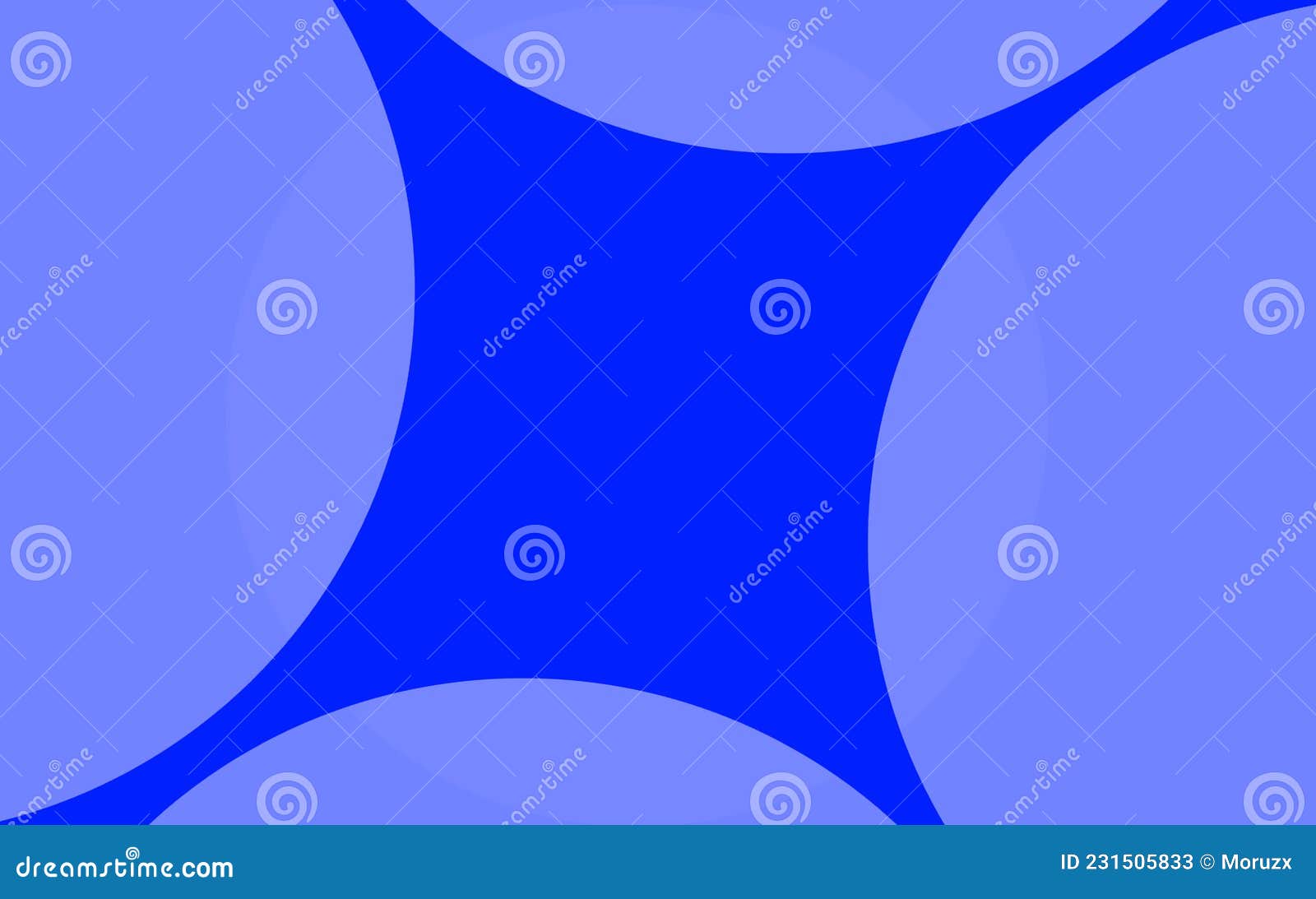 Blue Solid Color Wide Background Stock Illustration - Illustration of ...
