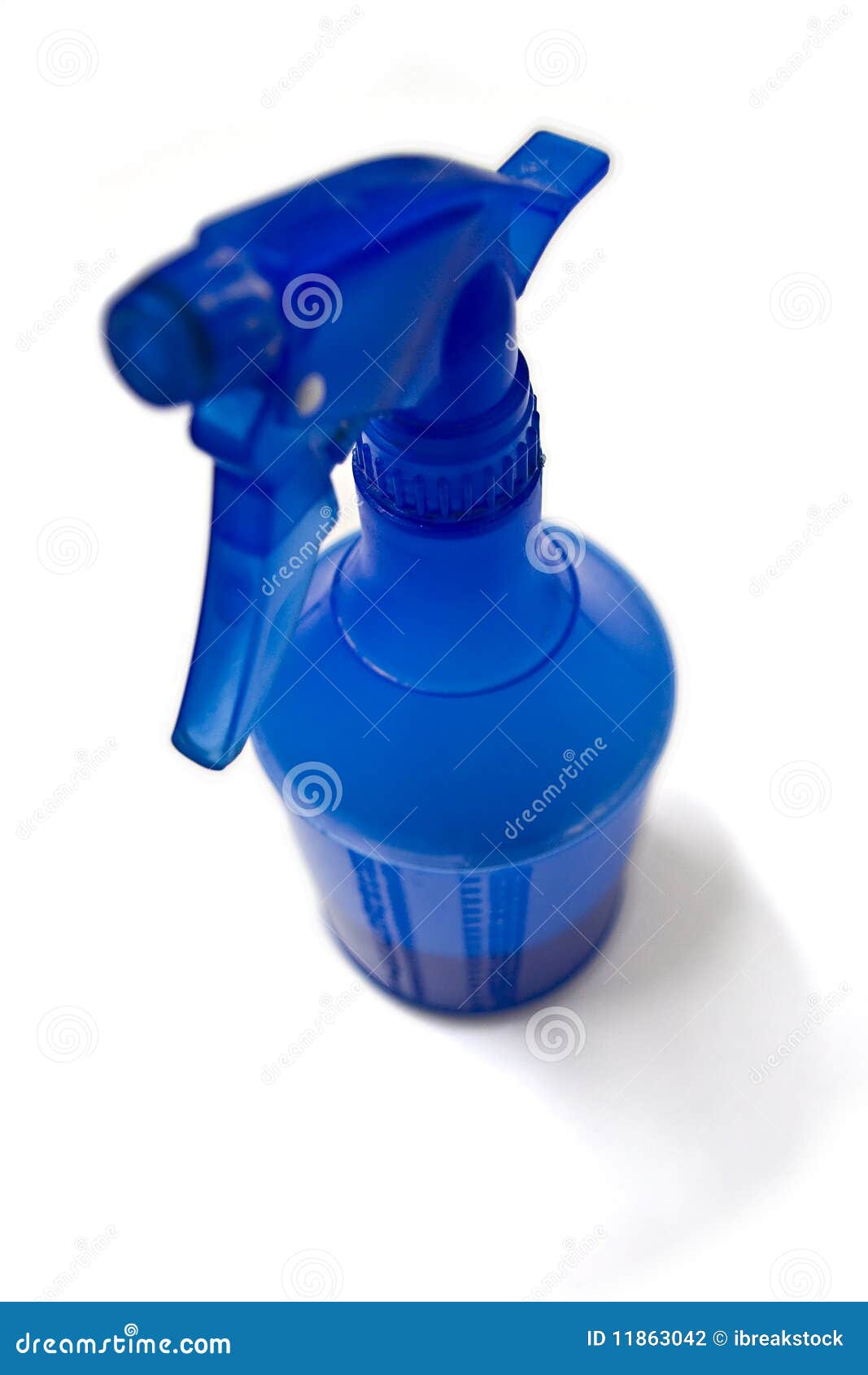 Blue Solution Sprayer Isolated Stock Photo - Image of cleaner, house ...