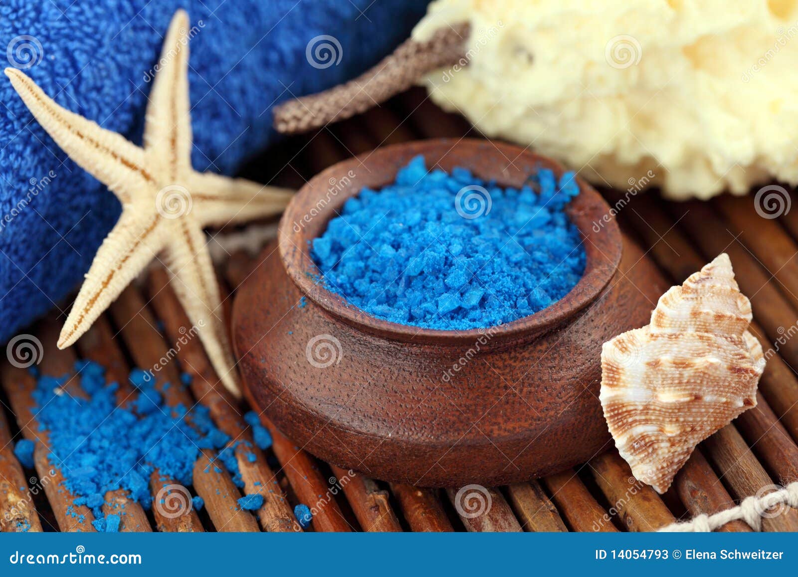 Blue spa stock image. Image of products, lifestyle, closeup - 14054793