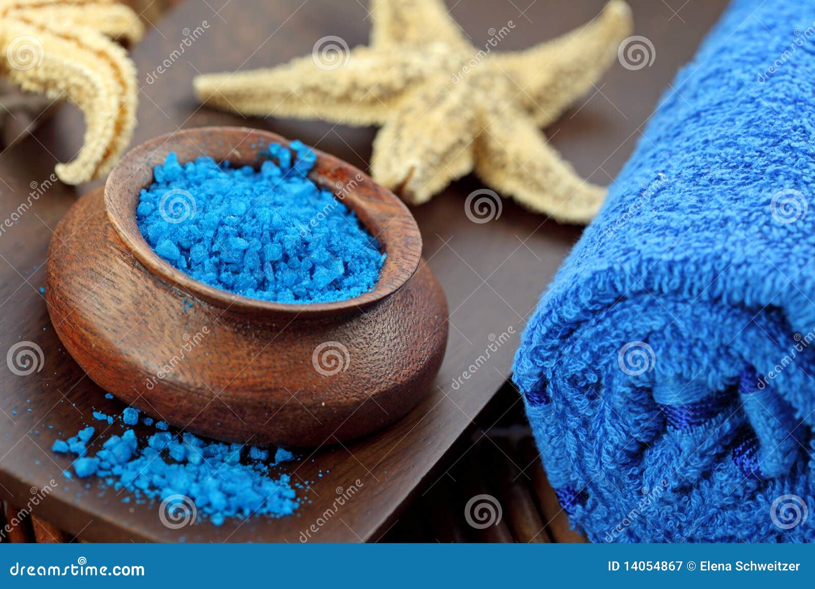 Blue spa stock image. Image of relax, beauty, seastar - 14054867