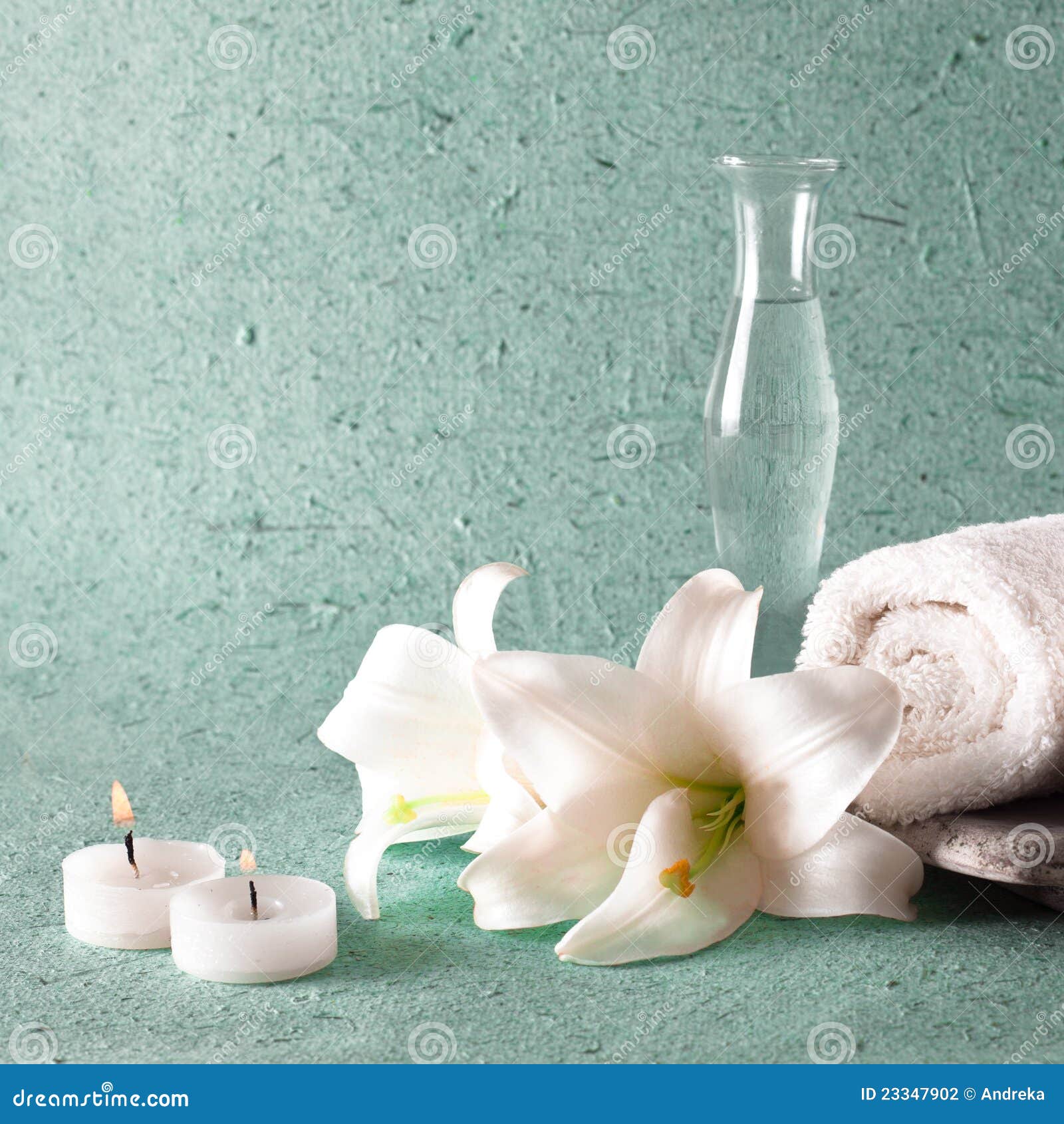 Blue Spa stock photo. Image of essence, recovery, cleanse - 23347902