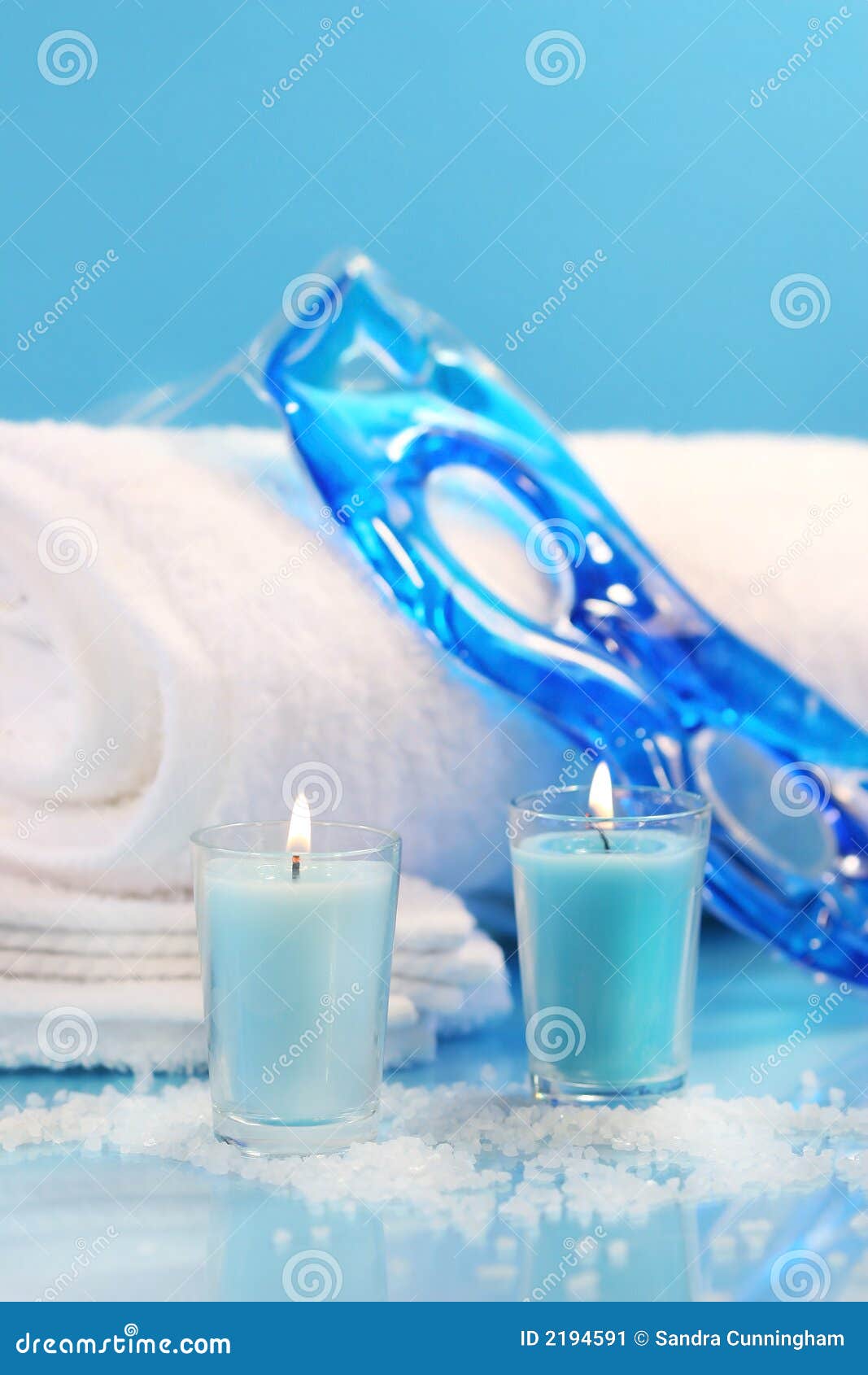 Blue spa relaxation stock image. Image of peaceful, peace - 2194591