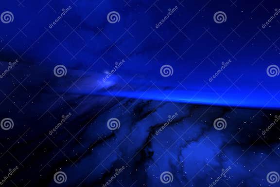 Blue space stock illustration. Illustration of exploration - 1253740