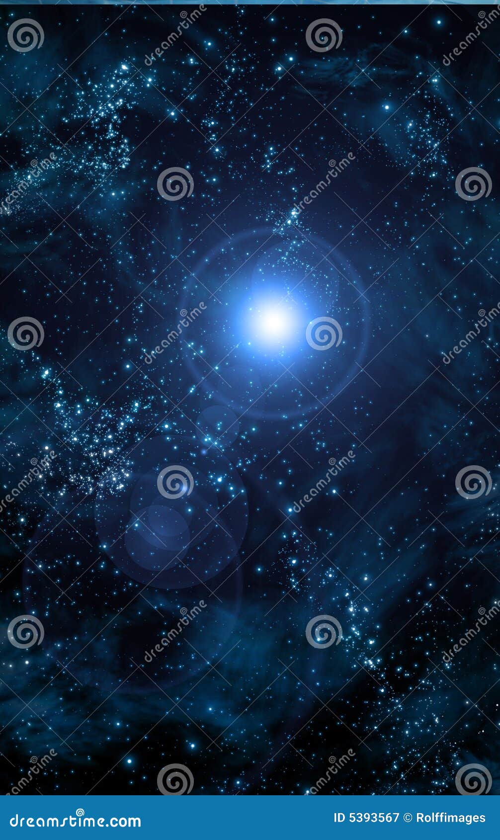 Blue Space stock illustration. Illustration of science - 5393567