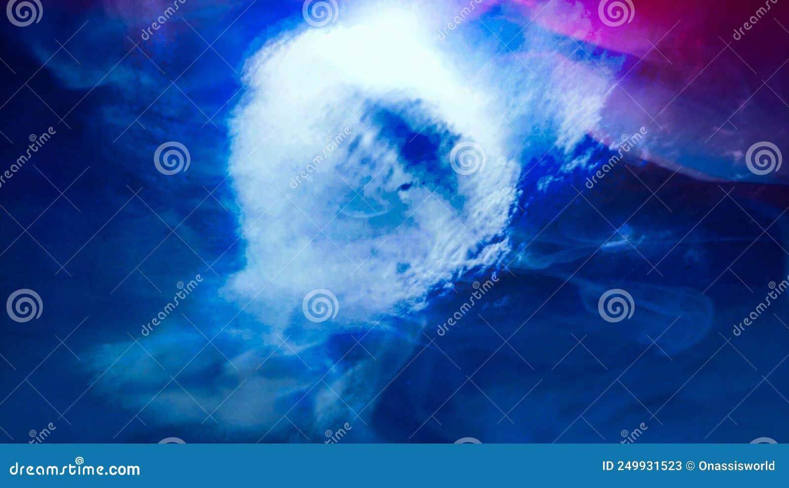 Blue Space Abstract Background Shapes Textured Blurred Shapes Stock ...