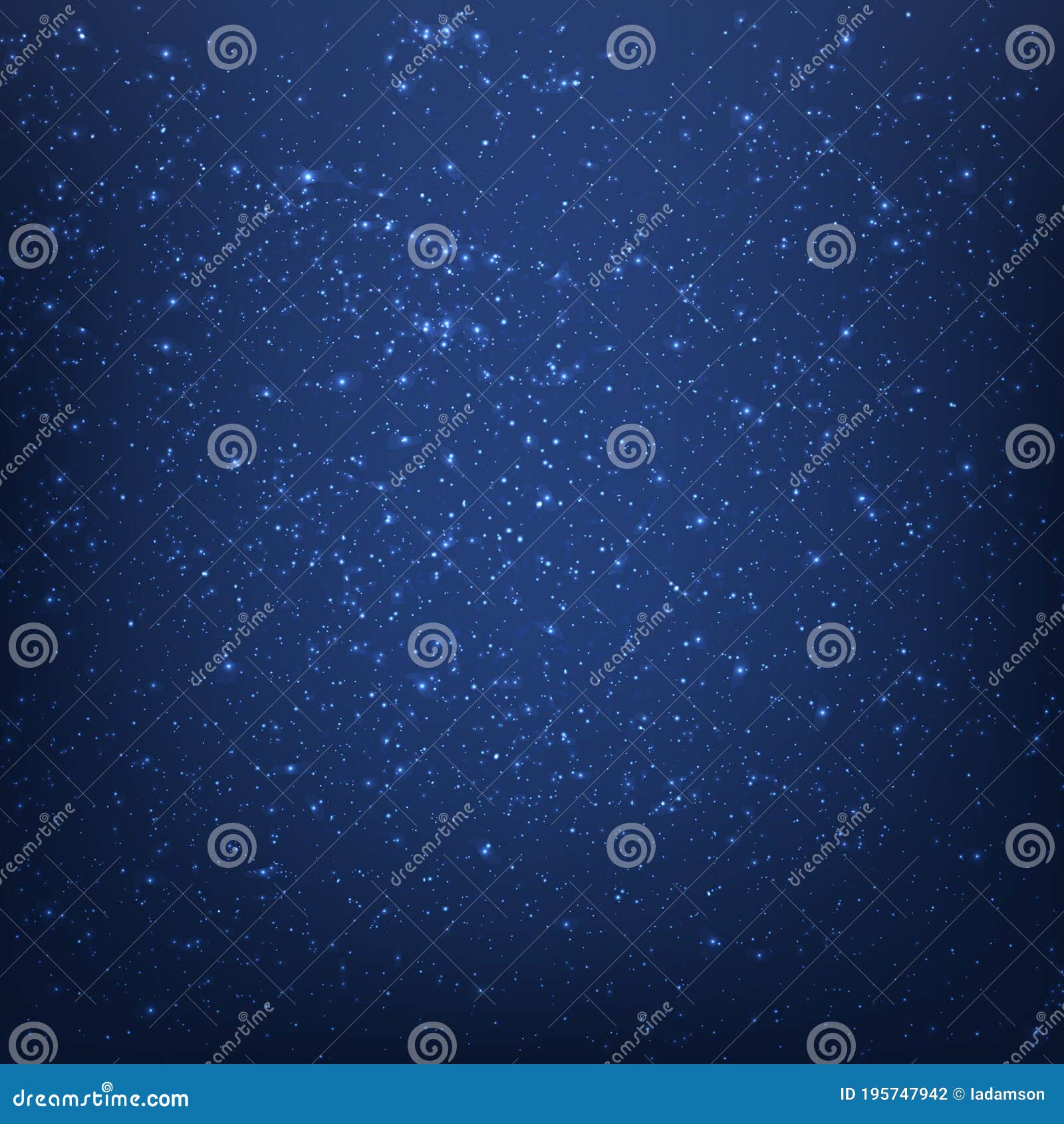 Blue Space Background stock vector. Illustration of constellation ...