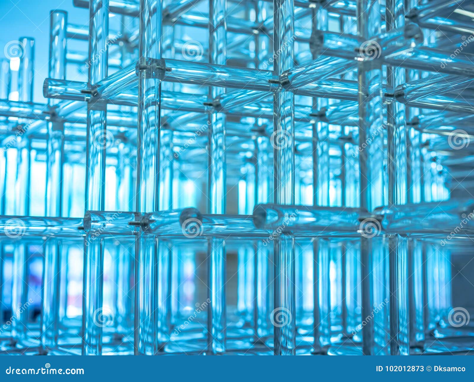 Blue Space Dimension Science and Technology Background Stock Image ...