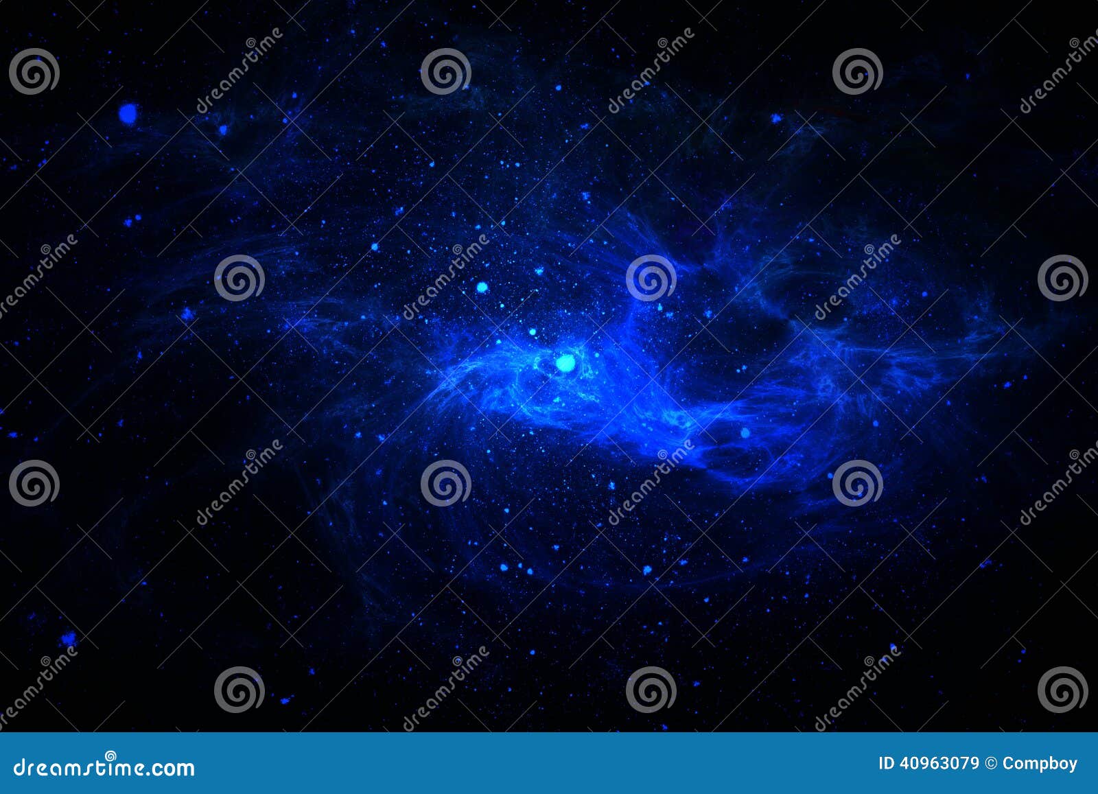 Blue space scene stock image. Image of space, scene, background - 40963079