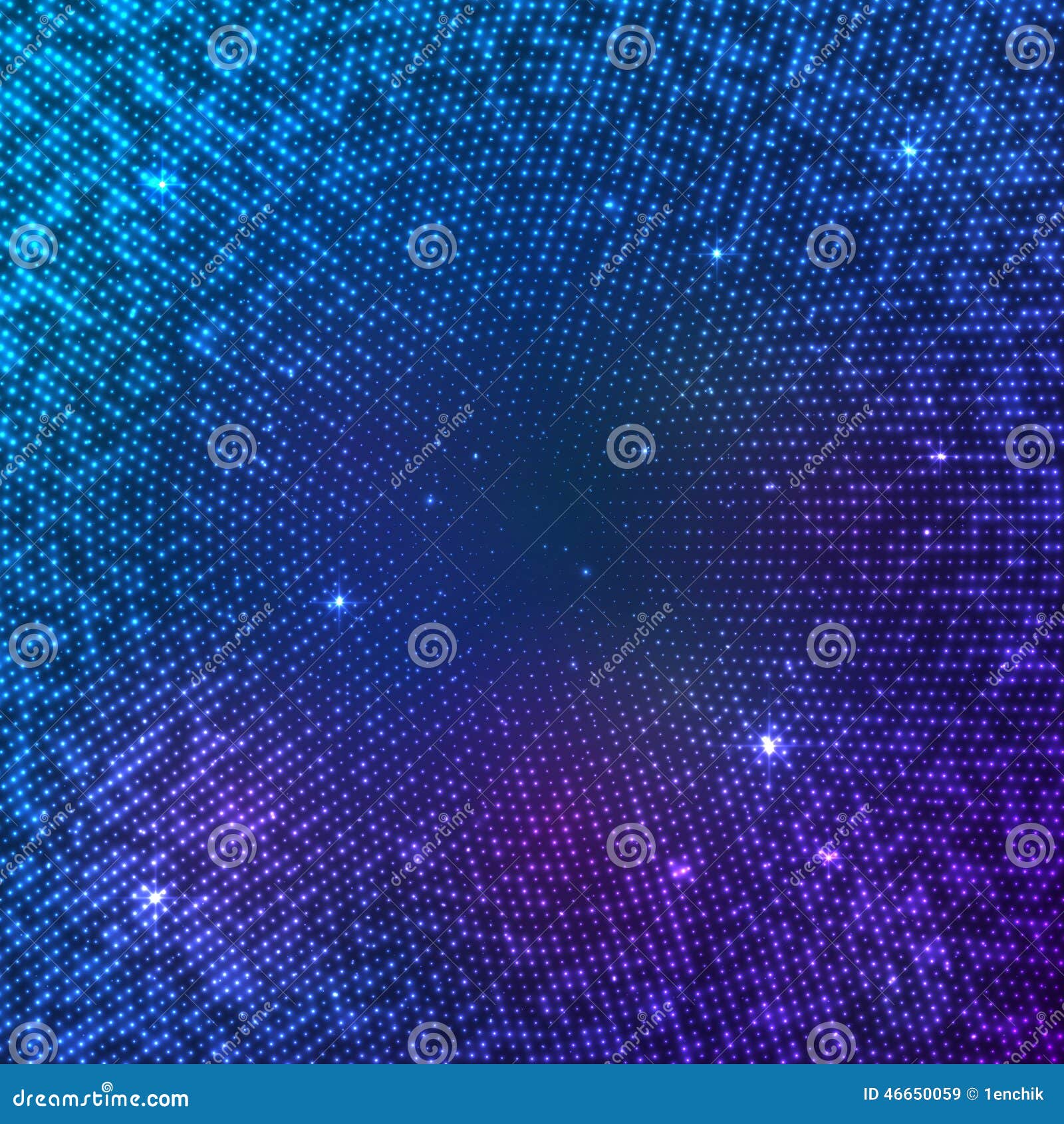 Blue Space Vector Stars Abstract Background Stock Vector - Illustration ...