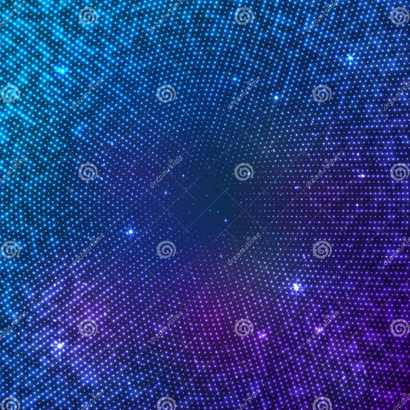 Blue Space Vector Stars Abstract Background Stock Vector - Illustration ...