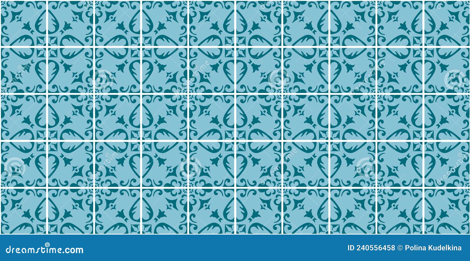 Blue Spain Traditional Pattern. Ceramic Tile Design. Textiles Stock ...