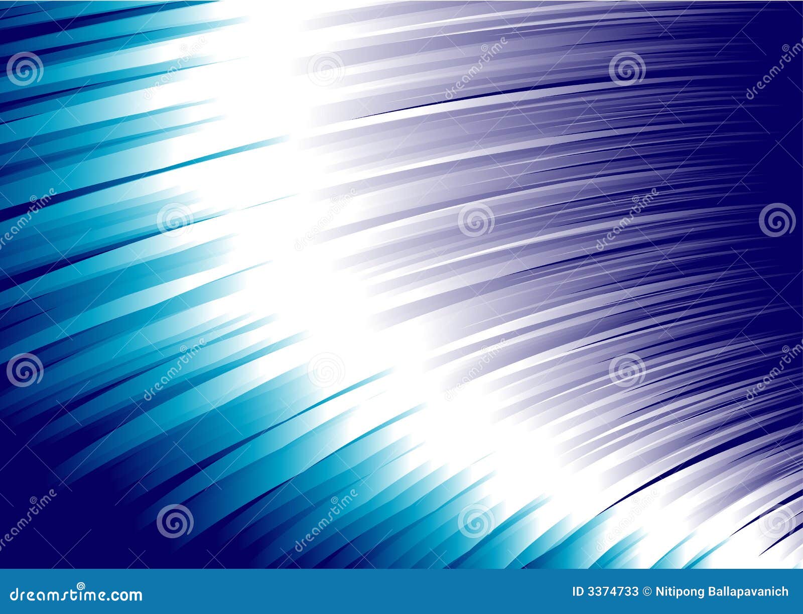 Blue Spark Reflection stock vector. Illustration of spirit - 3374733