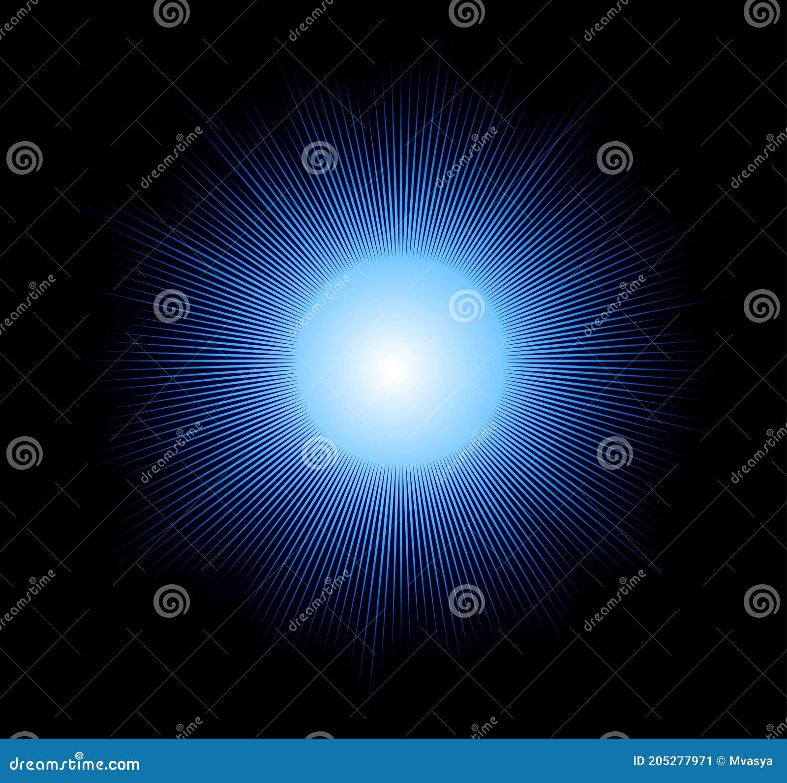 Blue Sparkling Light Explosion Background Blue Sparkling Light ...