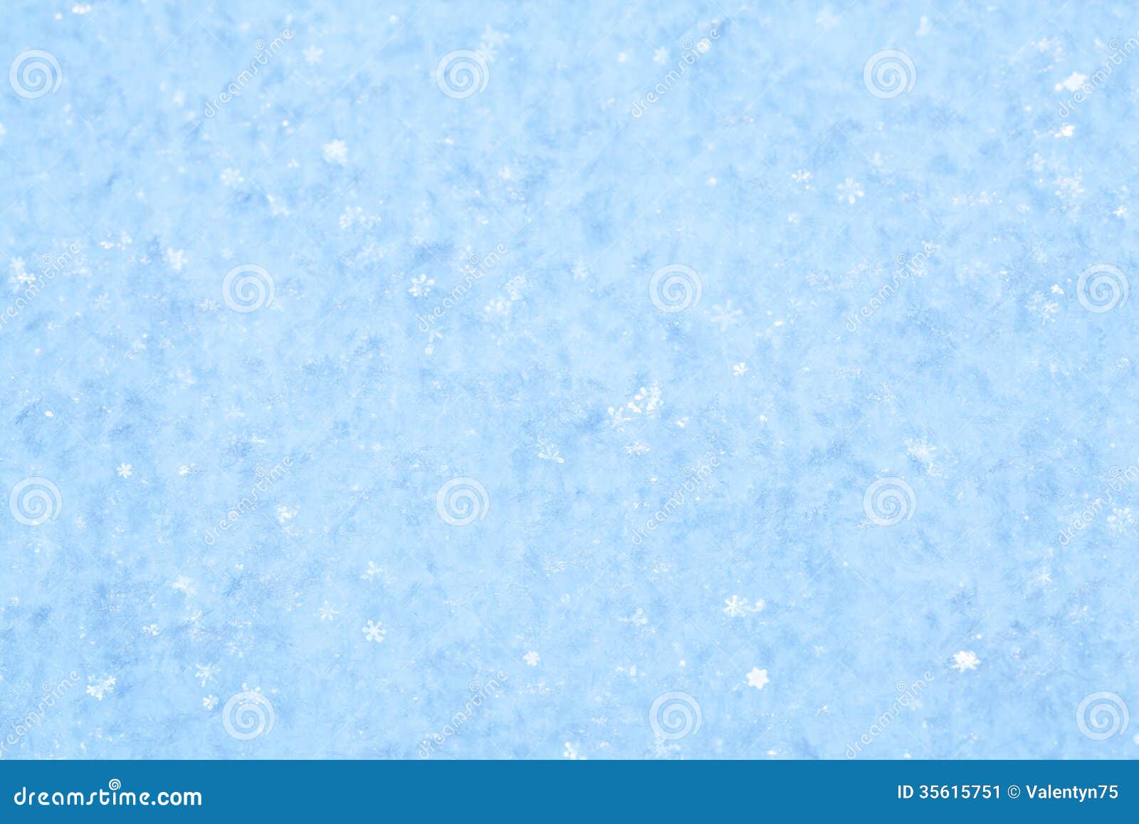 Blue Sparkling Snow Background. Stock Image - Image of powder ...