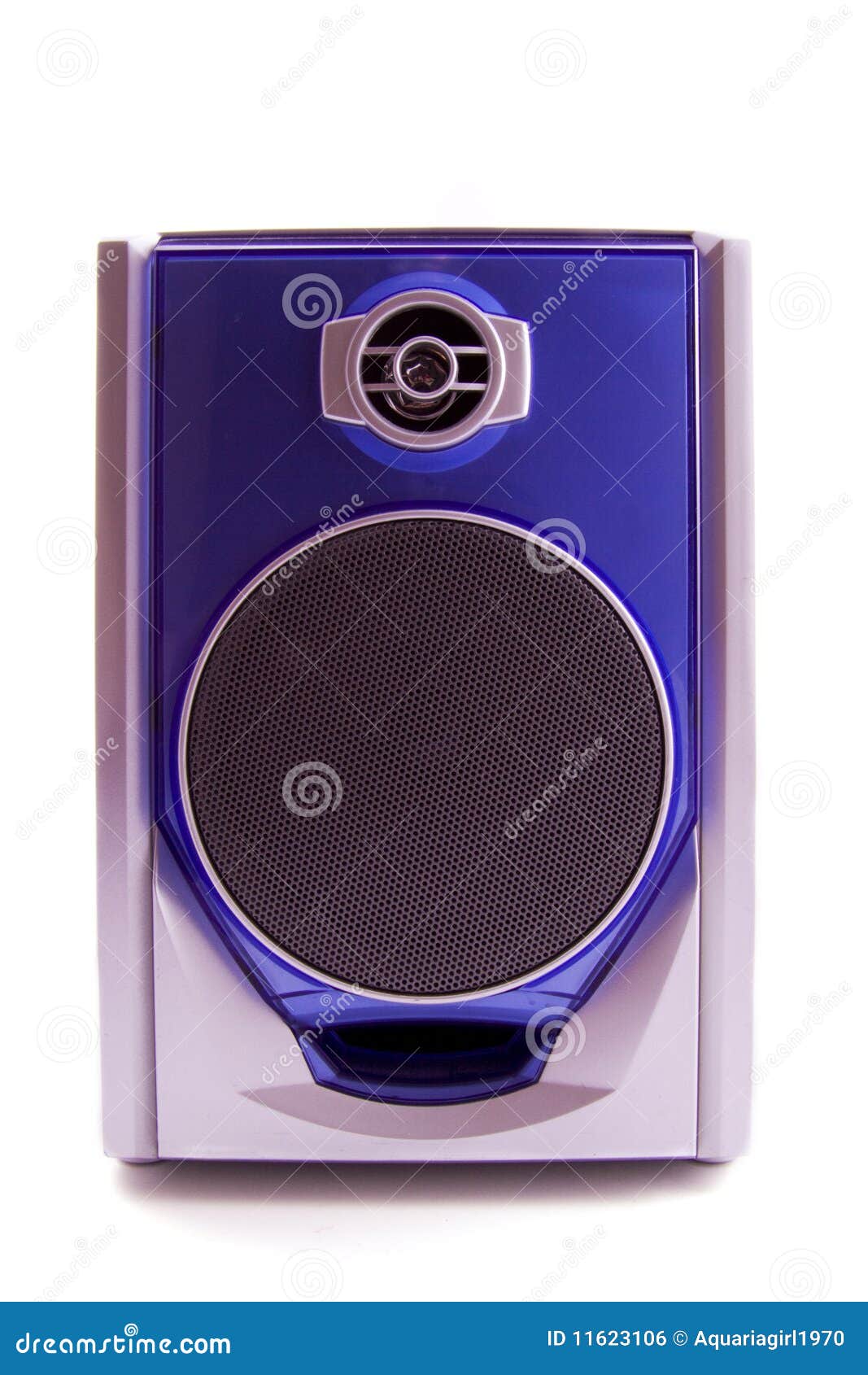 Blue speaker stock photo. Image of music, loud, blue - 11623106