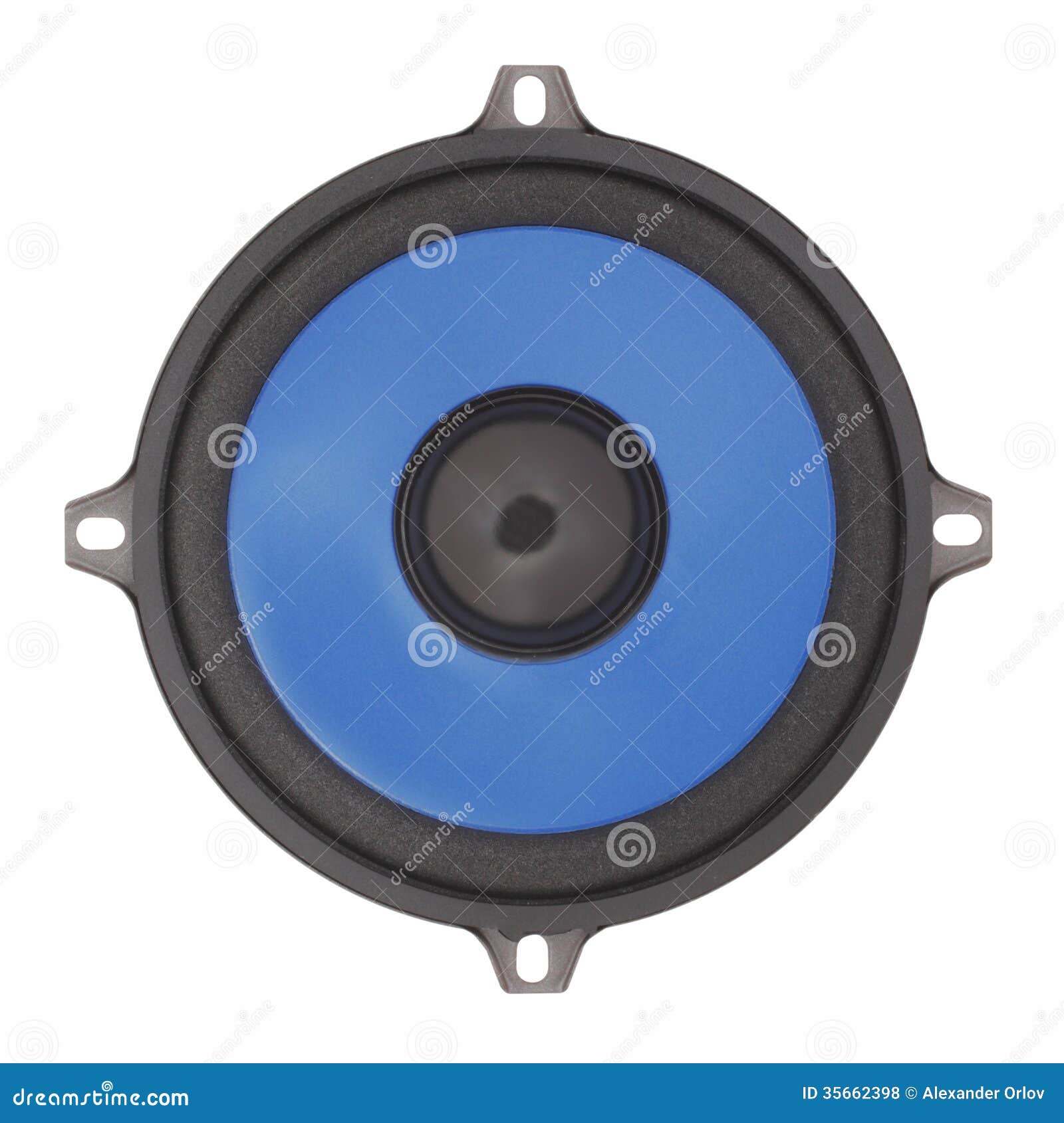 Blue speaker stock photo. Image of electronics, contemporary - 35662398