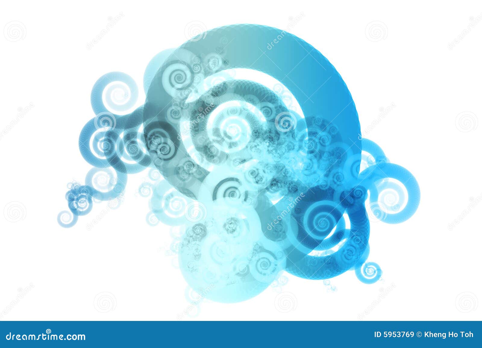 Blue Spectrum Color Blend Abstract Design Backgrou Stock Illustration ...