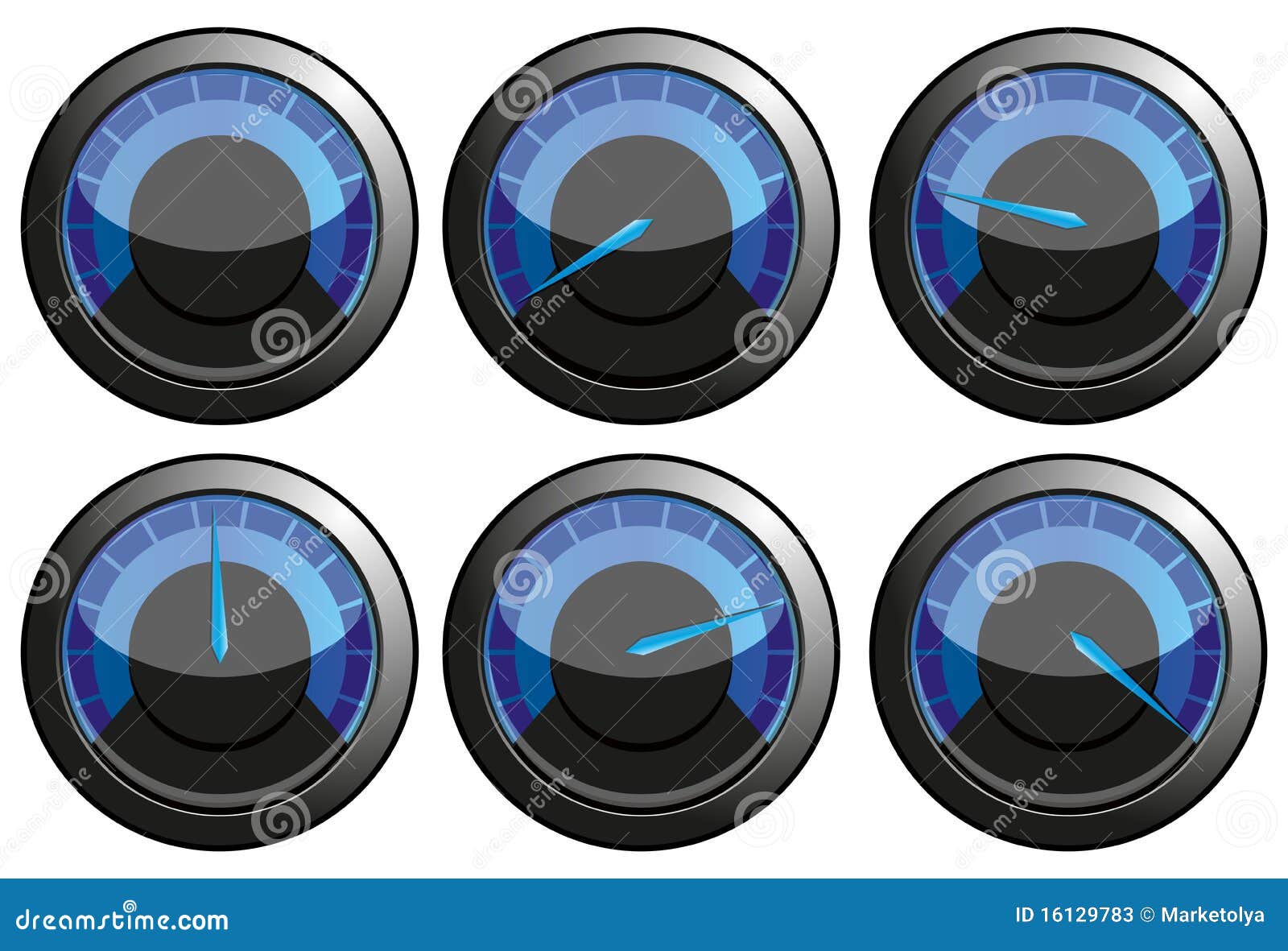 Speedo Racing Dashboard Cartoon Vector | CartoonDealer.com #107197497