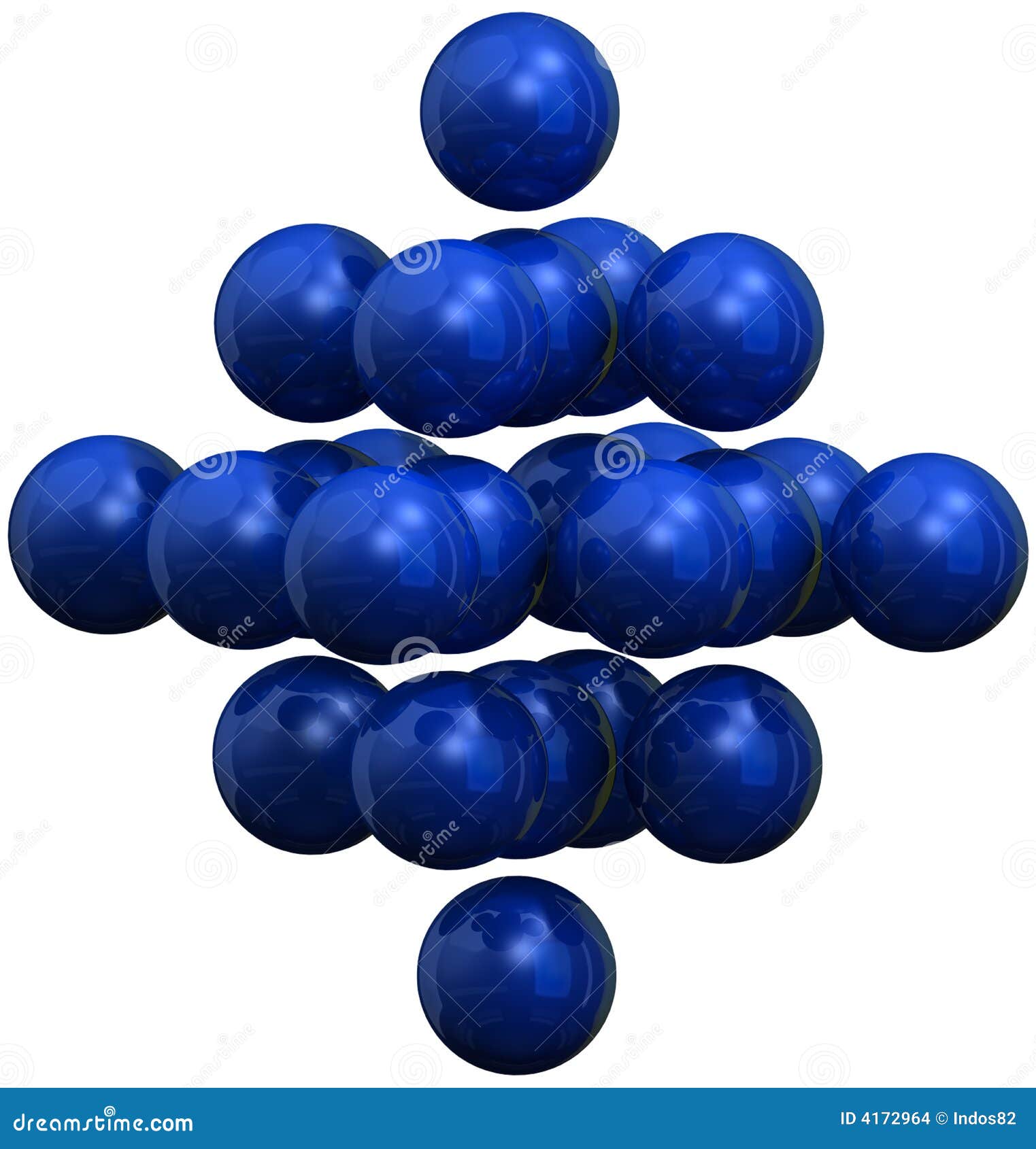 Blue sphere stock illustration. Illustration of reflective - 4172964