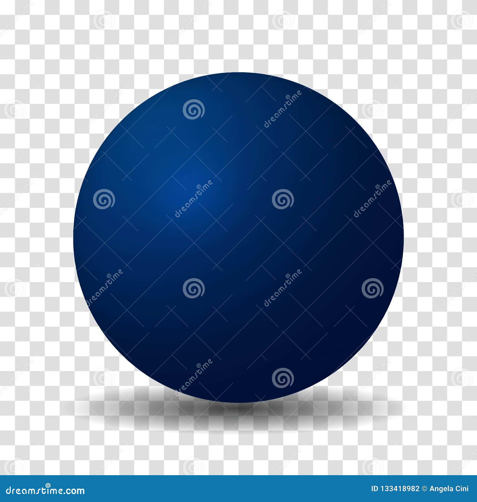 Blue Sphere Ball stock vector. Illustration of globe - 133418982