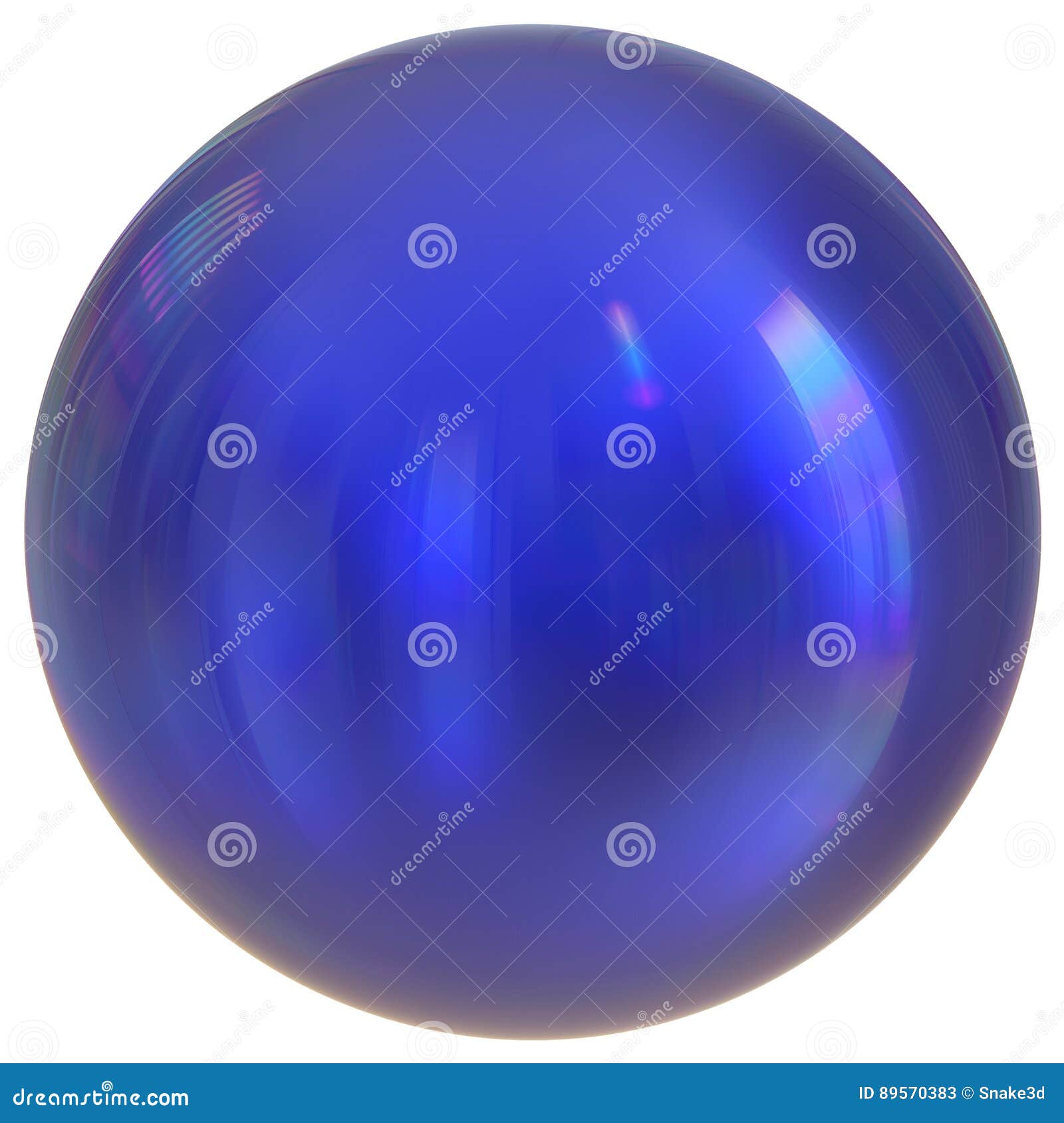 Blue Sphere Round Button Ball Basic Circle Geometric Shape Stock ...