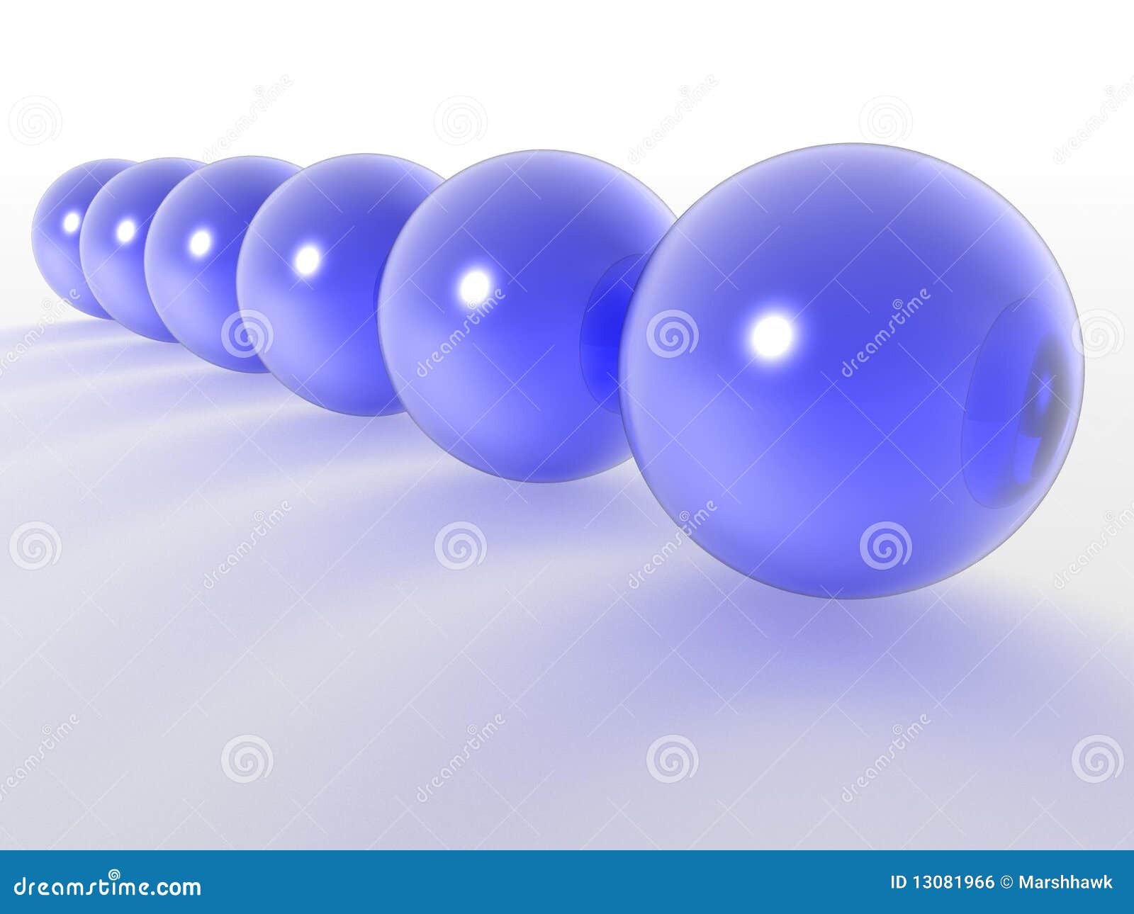 Blue spheres stock illustration. Illustration of cutout - 13081966