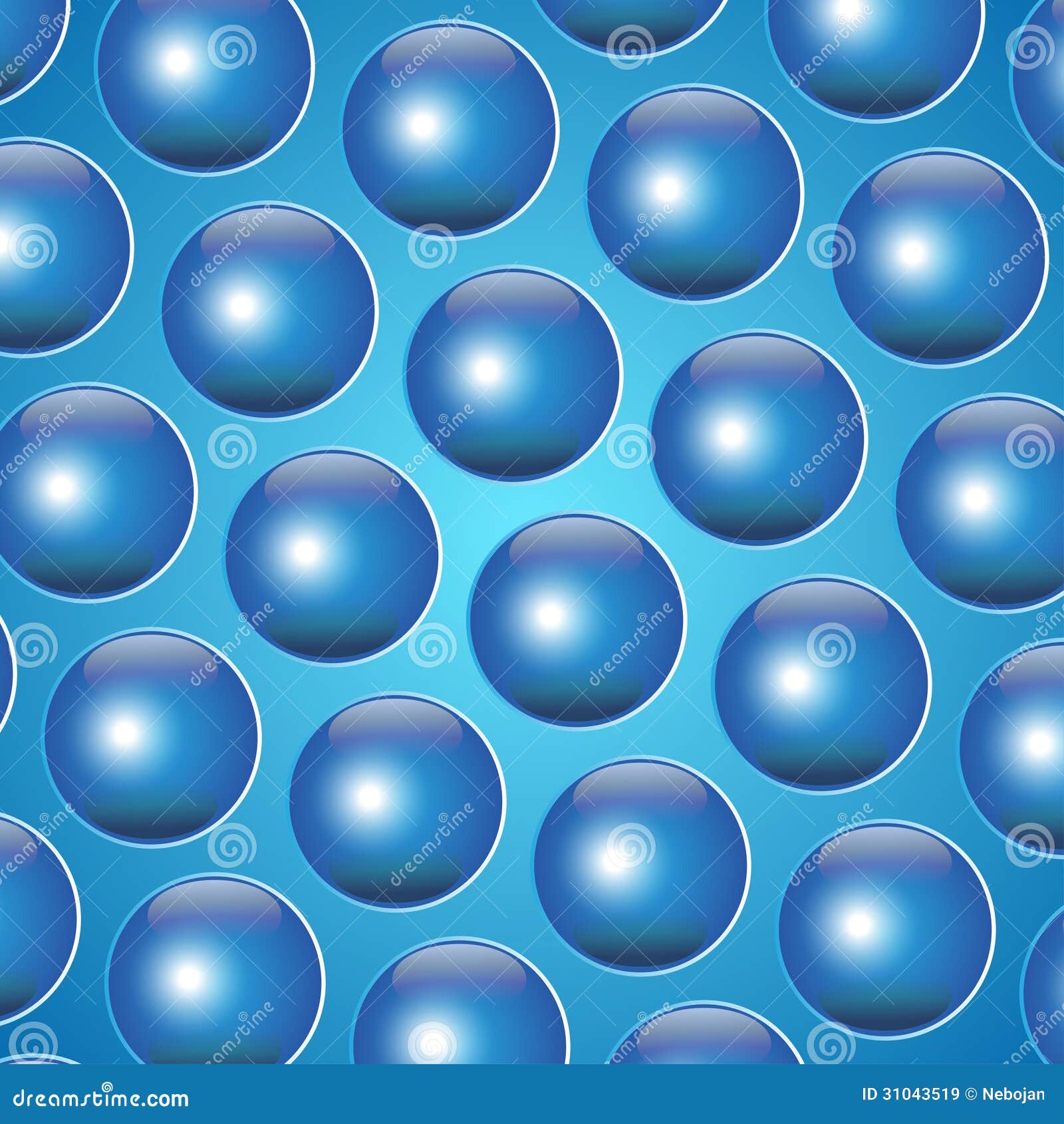 Blue spheres stock vector. Illustration of patch, pink - 31043519