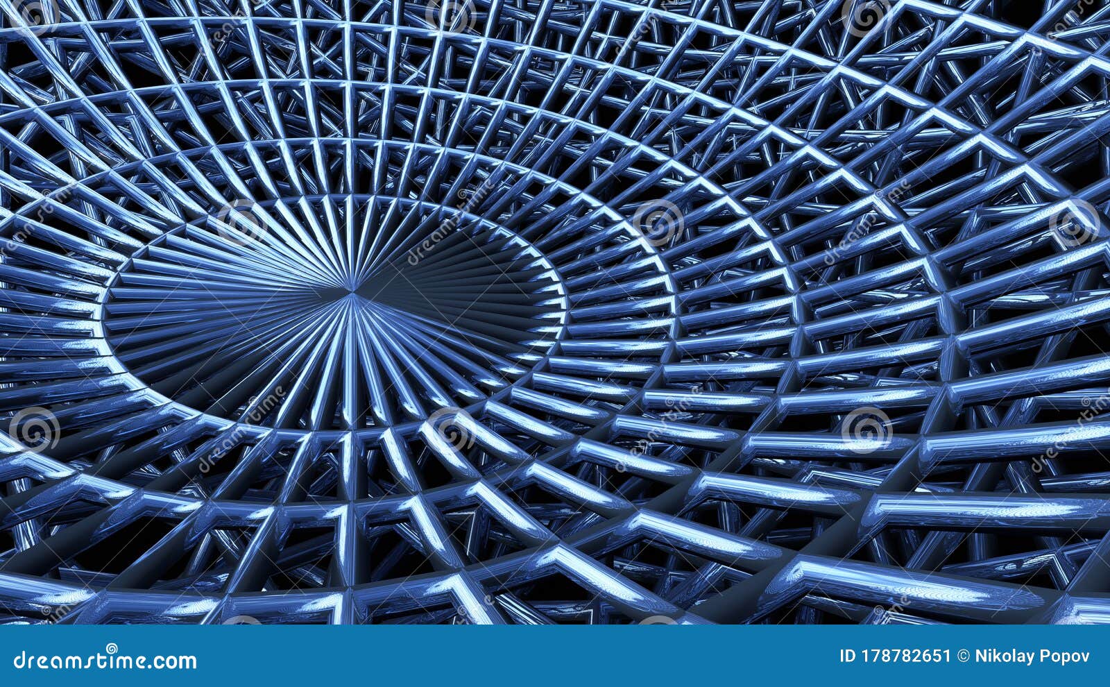 Blue spherical frame stock image. Image of industry - 178782651