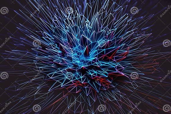 Blue spike background stock illustration. Illustration of modern - 91468191