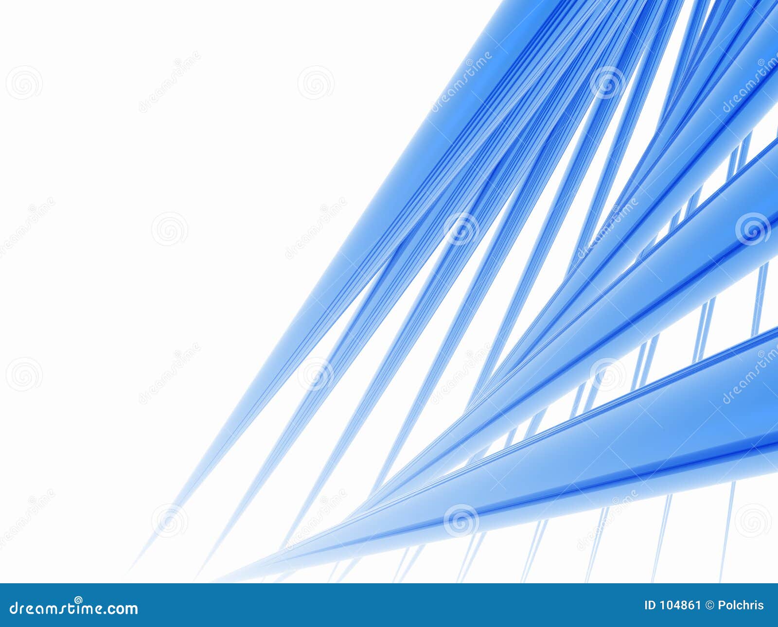 Blue Spikes stock illustration. Illustration of blue, digital - 104861