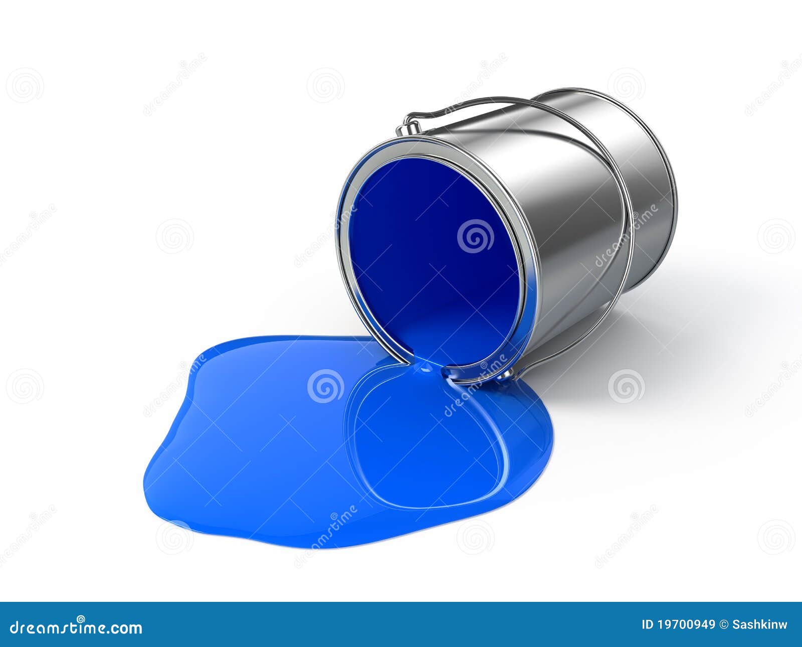 Blue spilled paint stock illustration. Illustration of shadow - 19700949