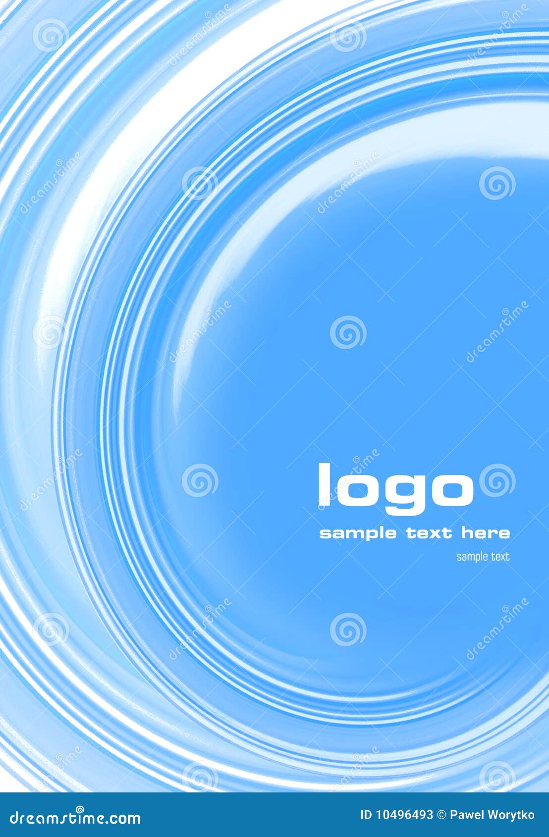 Blue spiral background stock illustration. Illustration of swirled ...