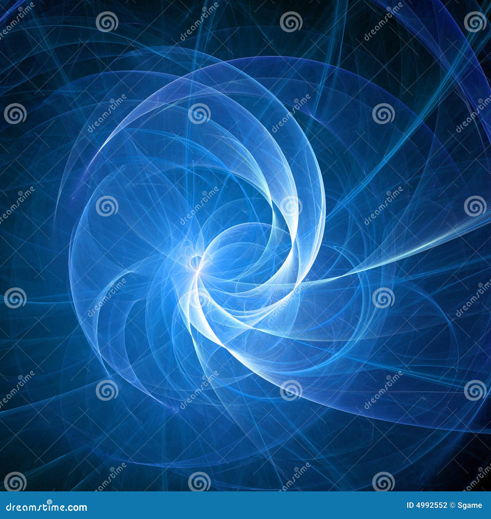 Blue spiral rays stock illustration. Illustration of chaos - 4992552