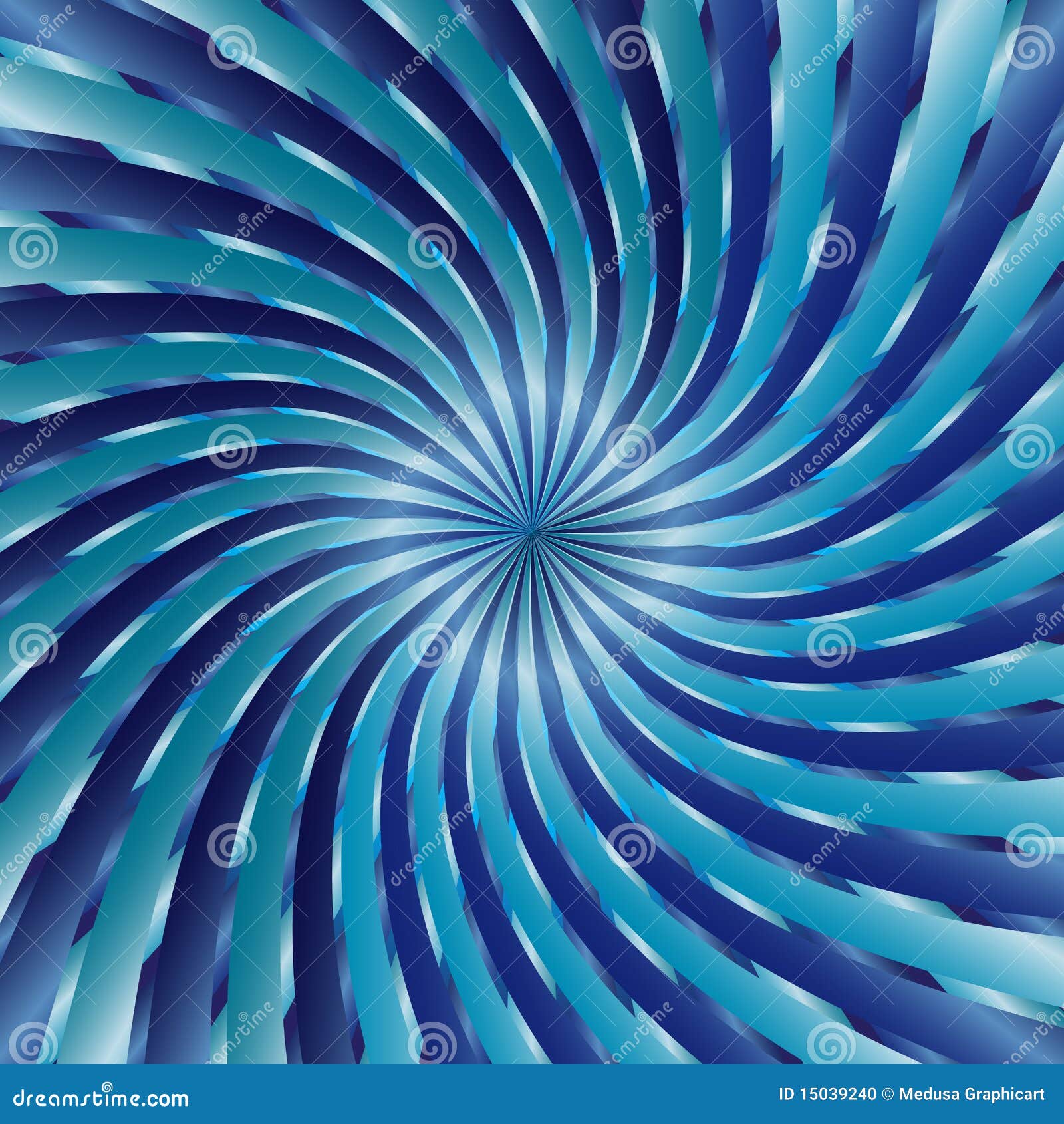 Blue Spiral vortex stock vector. Illustration of light - 15039240